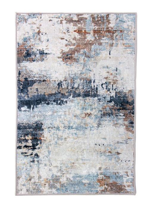 DISTRESSED RUG 60X90CM 1 Royal Blue SHEET STREET