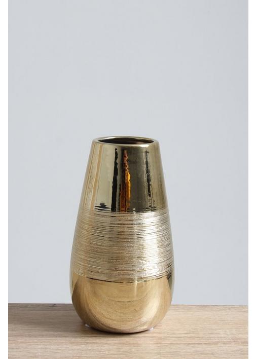 MILAN DECORATIVE VASE 1 Yellow Gold SHEET STREET