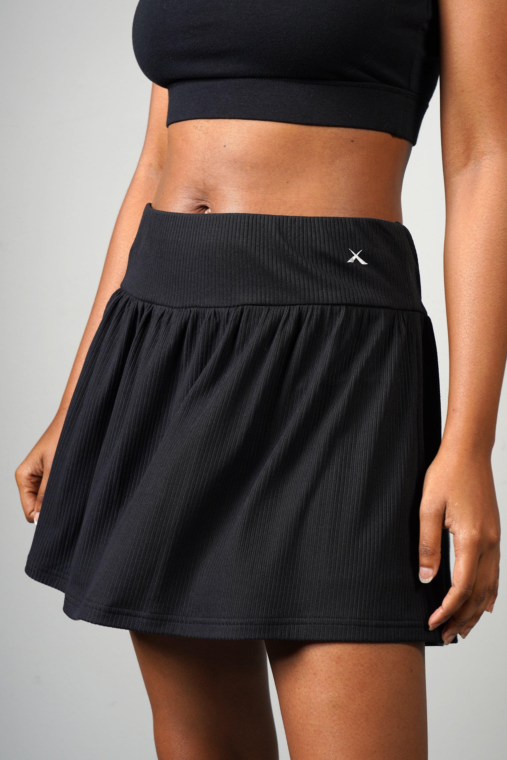 Ribbed Skort