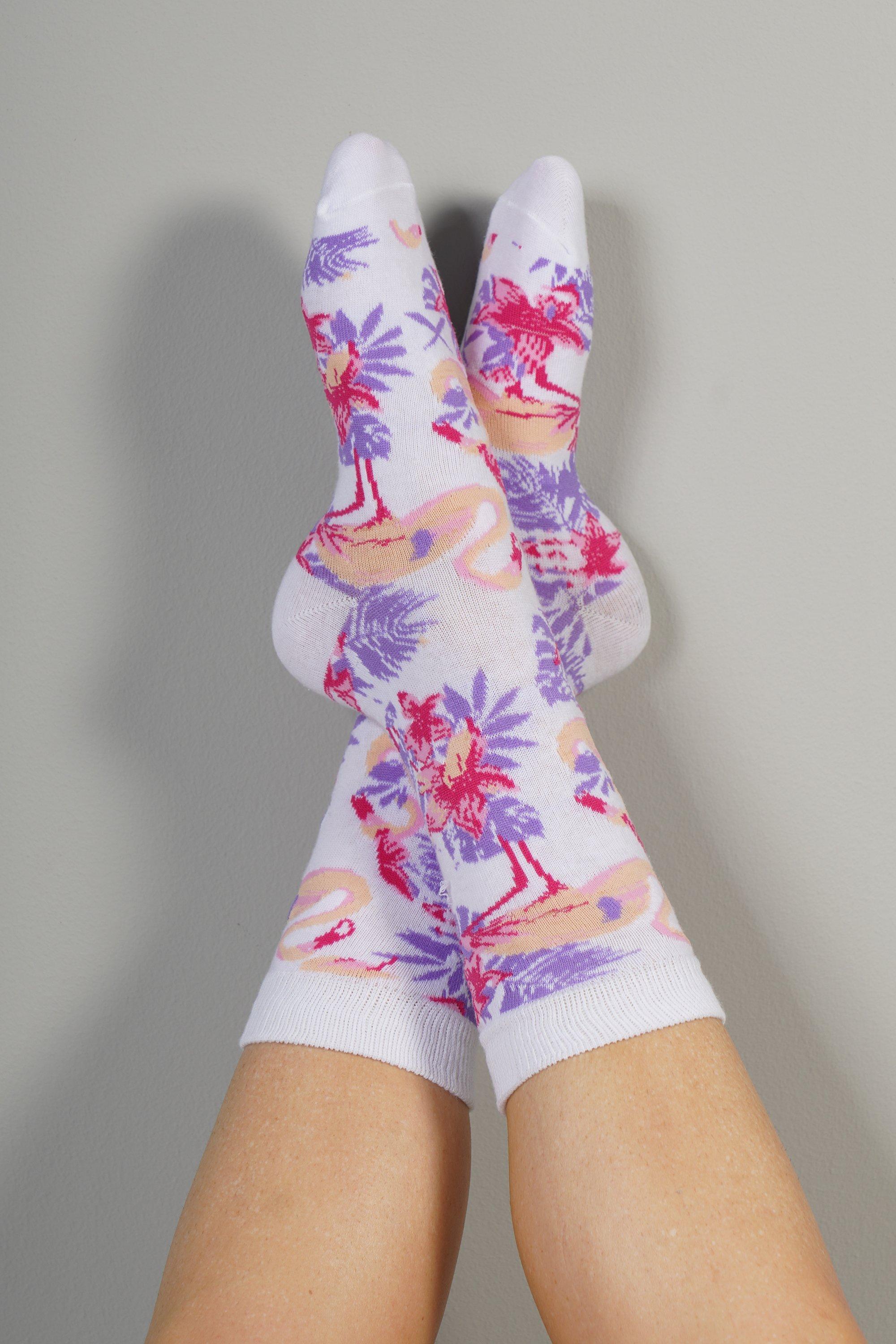 Print Crew Socks