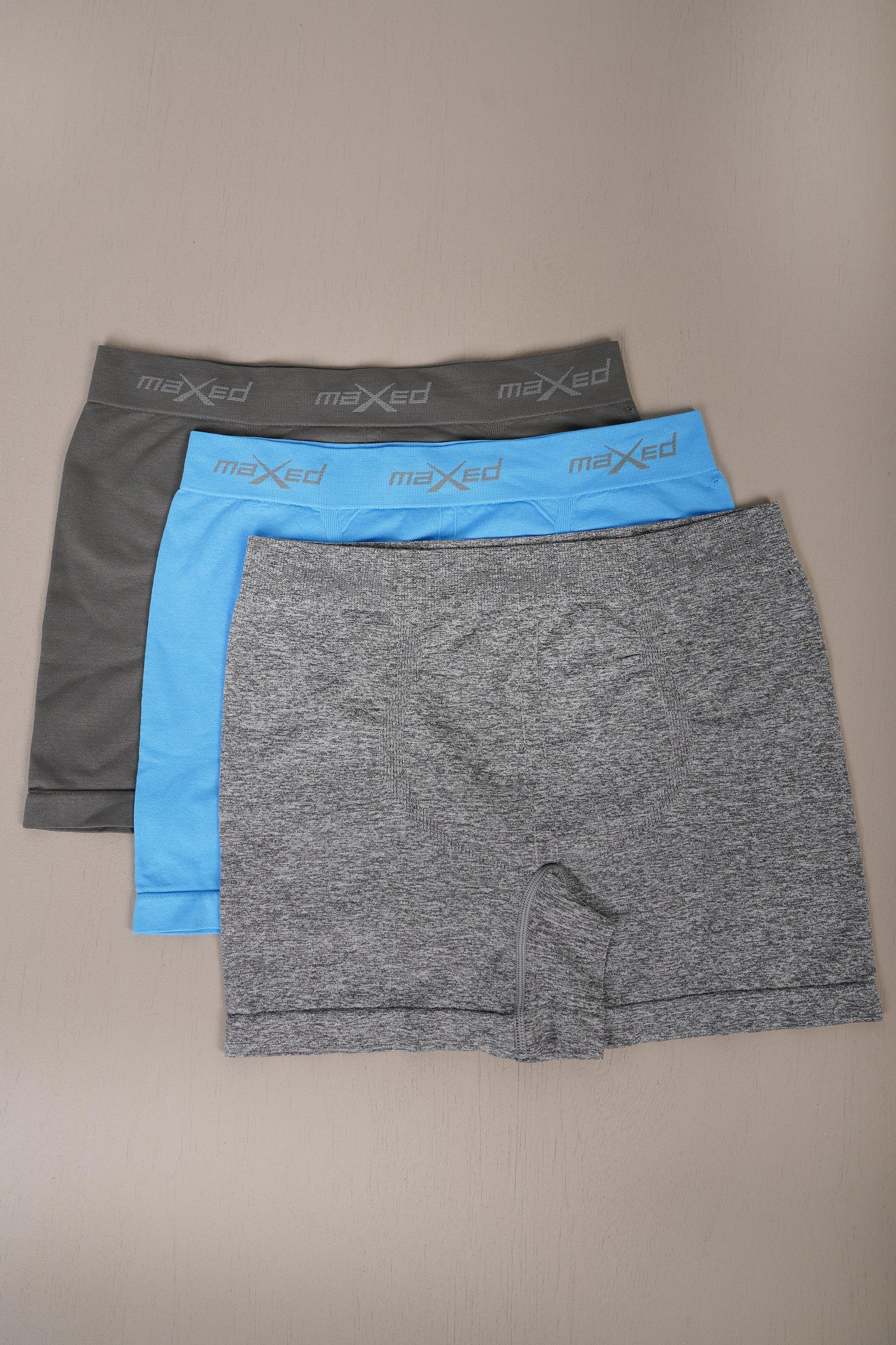 3-pack Seamless Knit Boxer Briefs