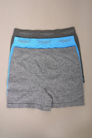3-pack Seamless Knit Boxer Briefs