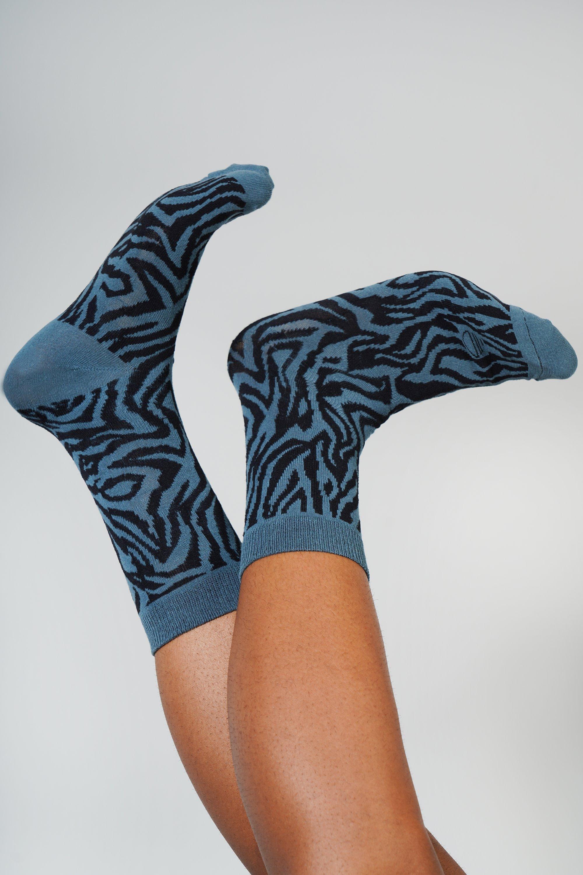 Print Crew Socks