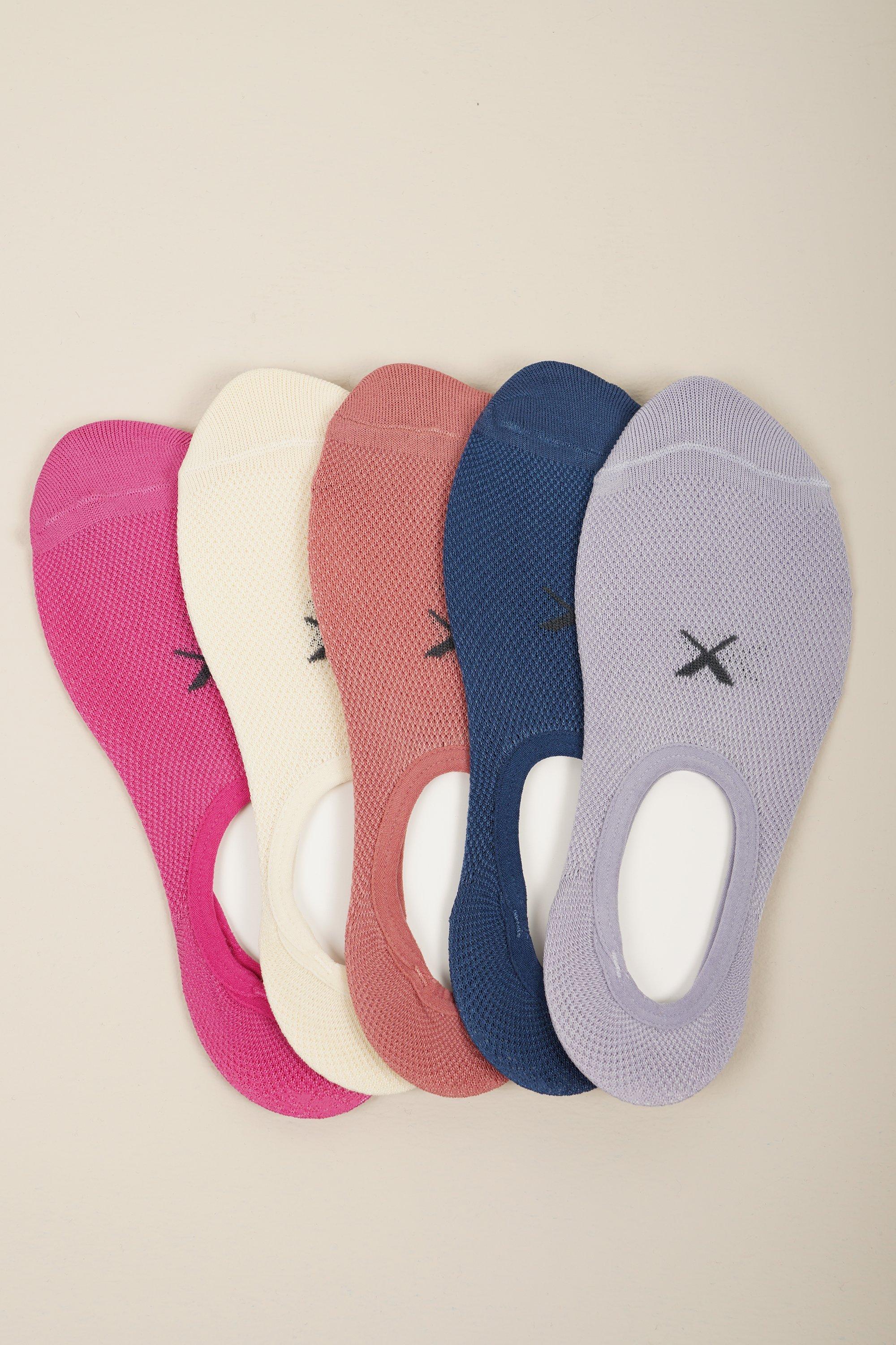 5-pack Seamless Knit Secret Socks