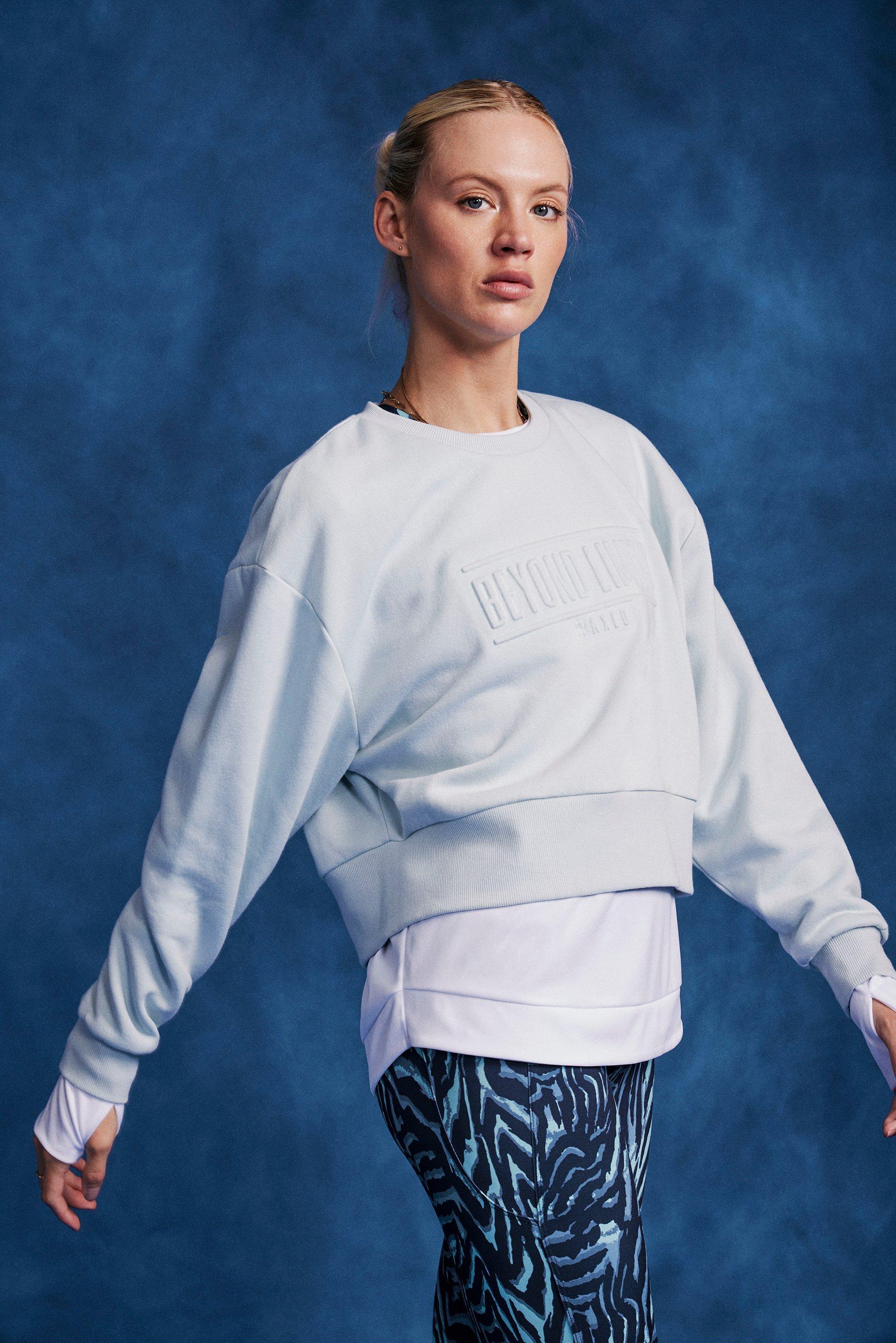 Embossed Fleece Pullover