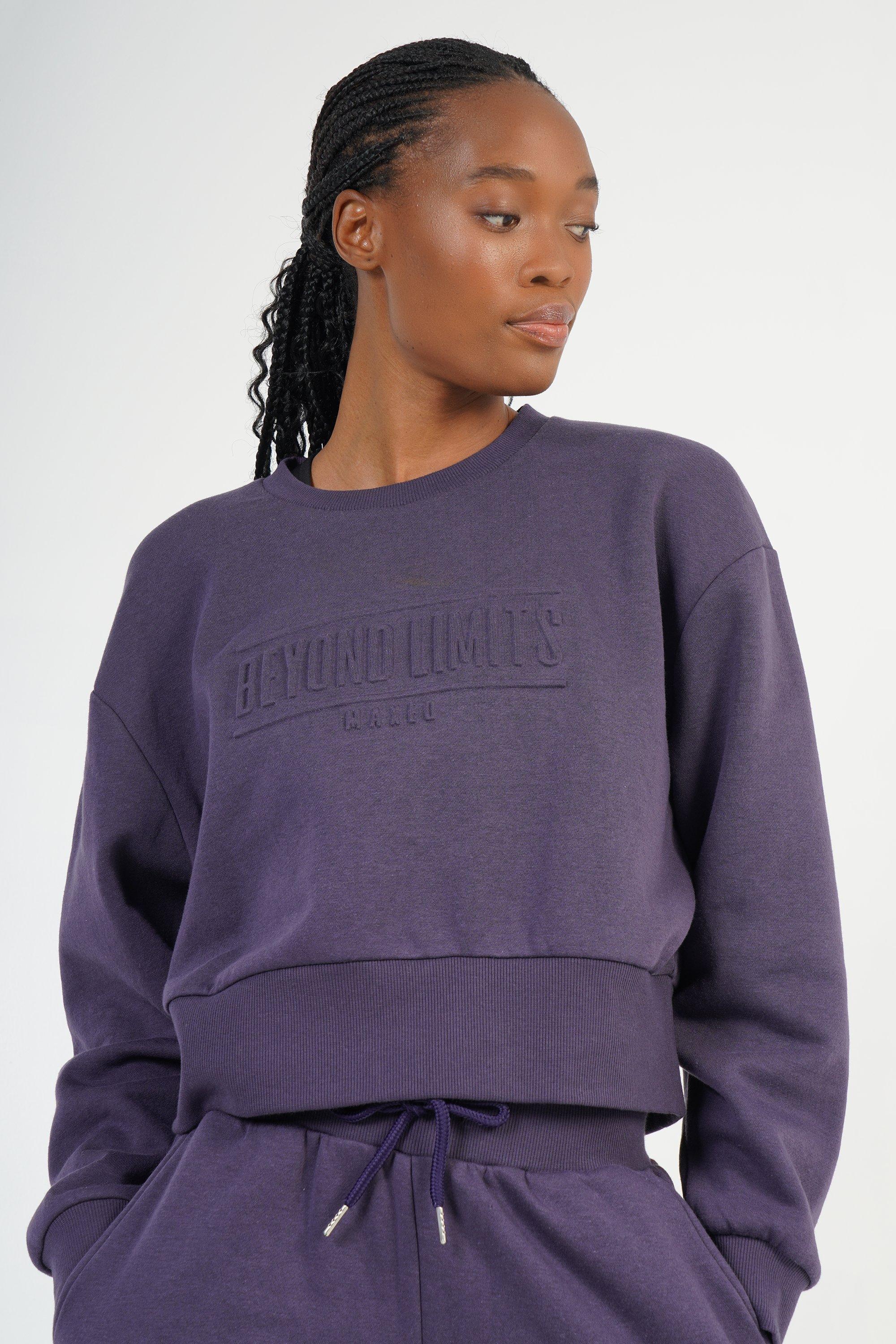 Embossed Fleece Pullover