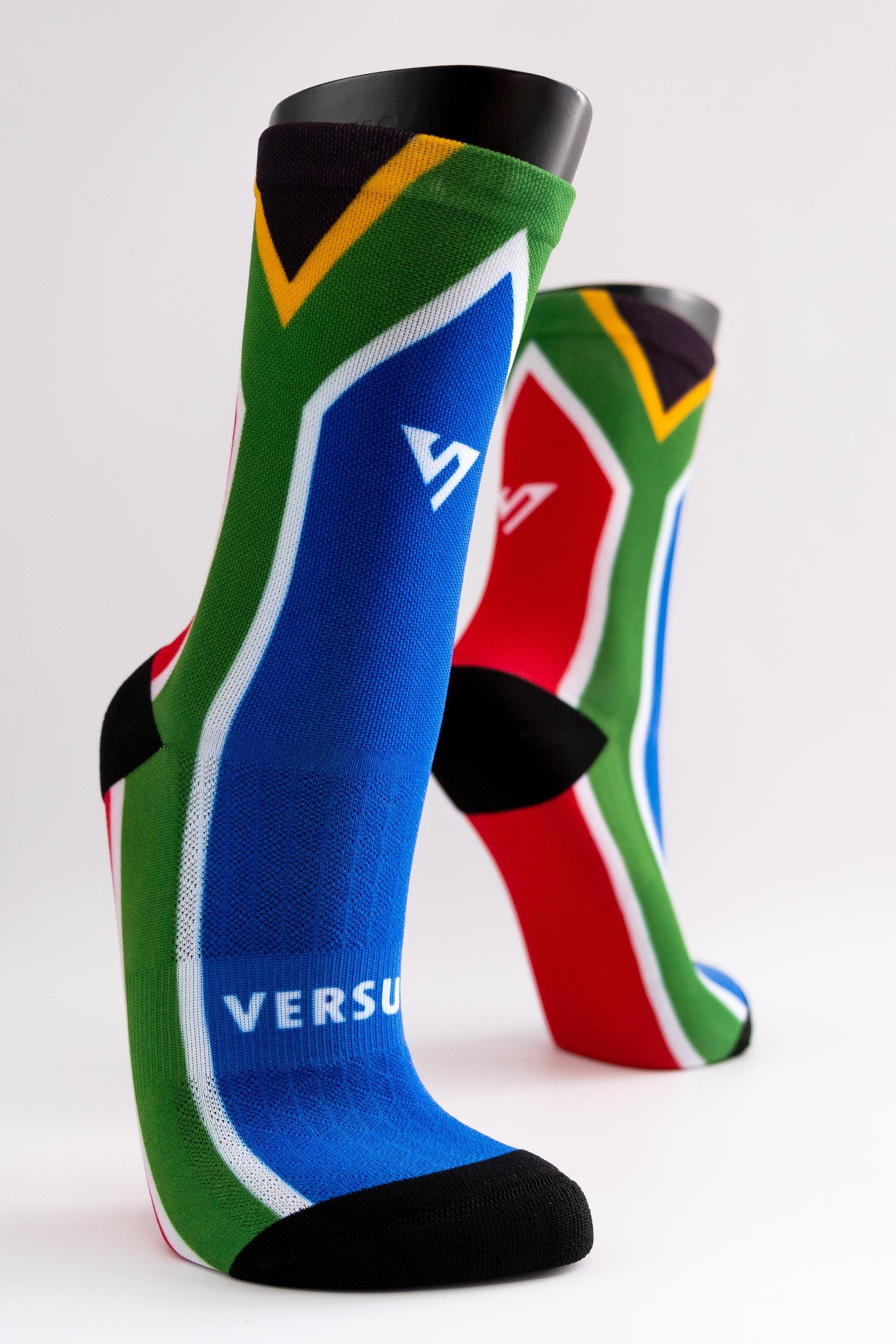 Versus South African Flag Active Socks 8-12