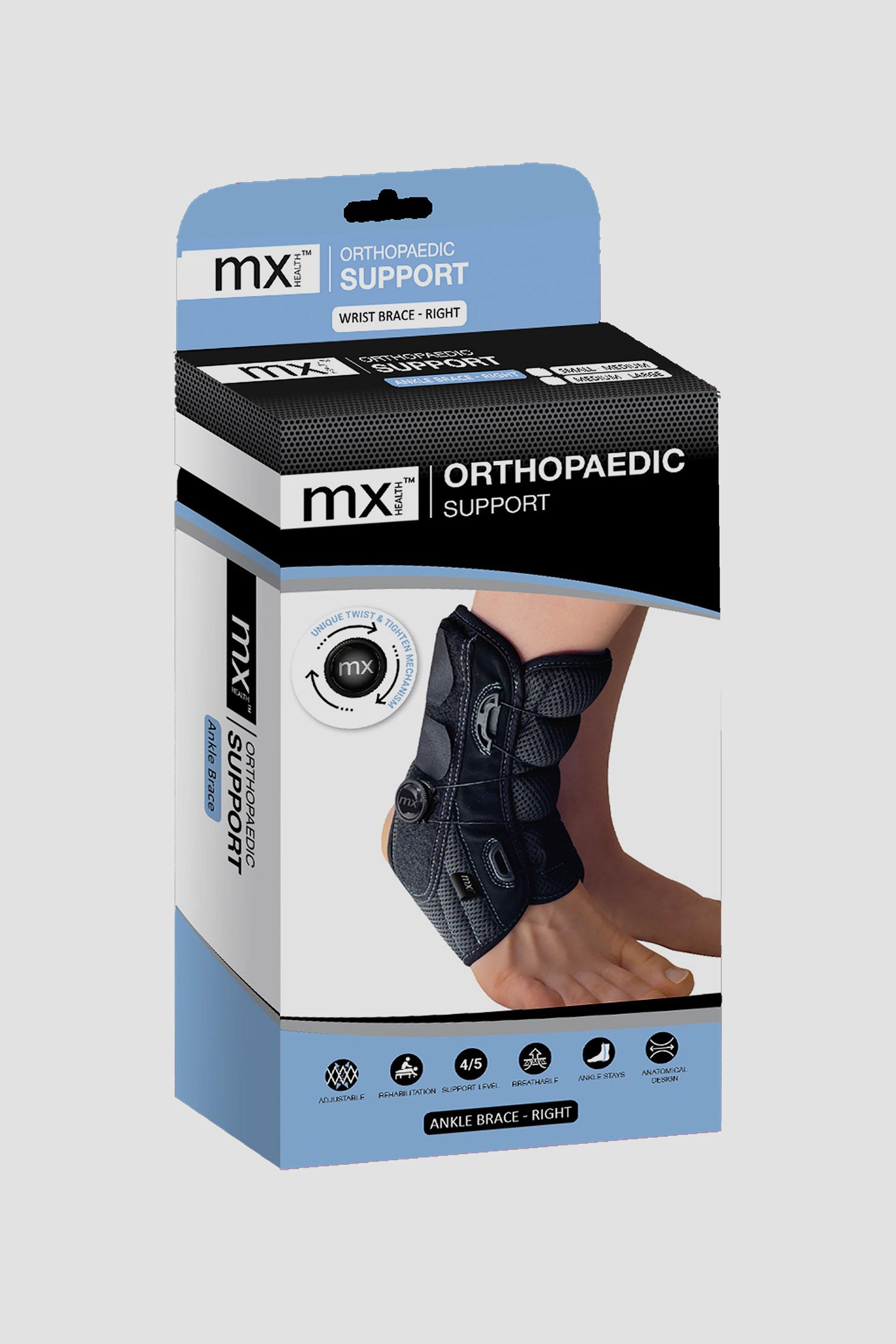 Mx Support Ortho Ankle Brace - Left
