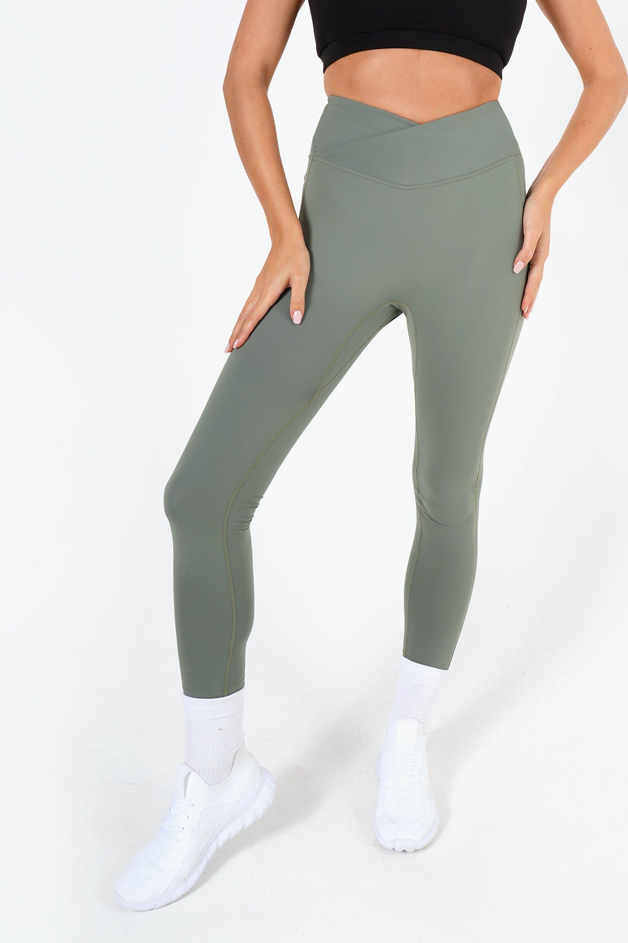 V-shaped Full-length Leggings