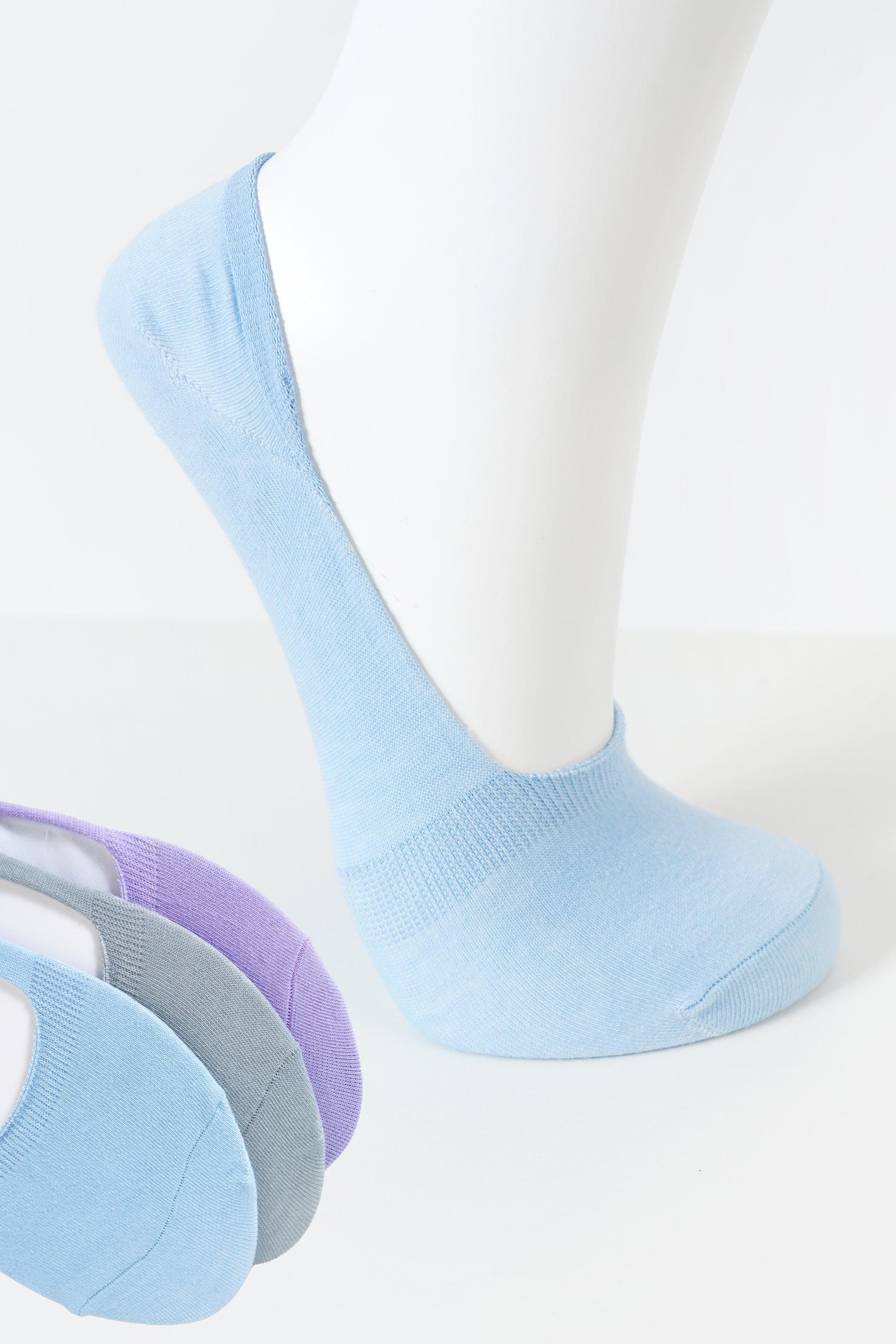 3-pack Seamless Knit Secret Socks 4-7