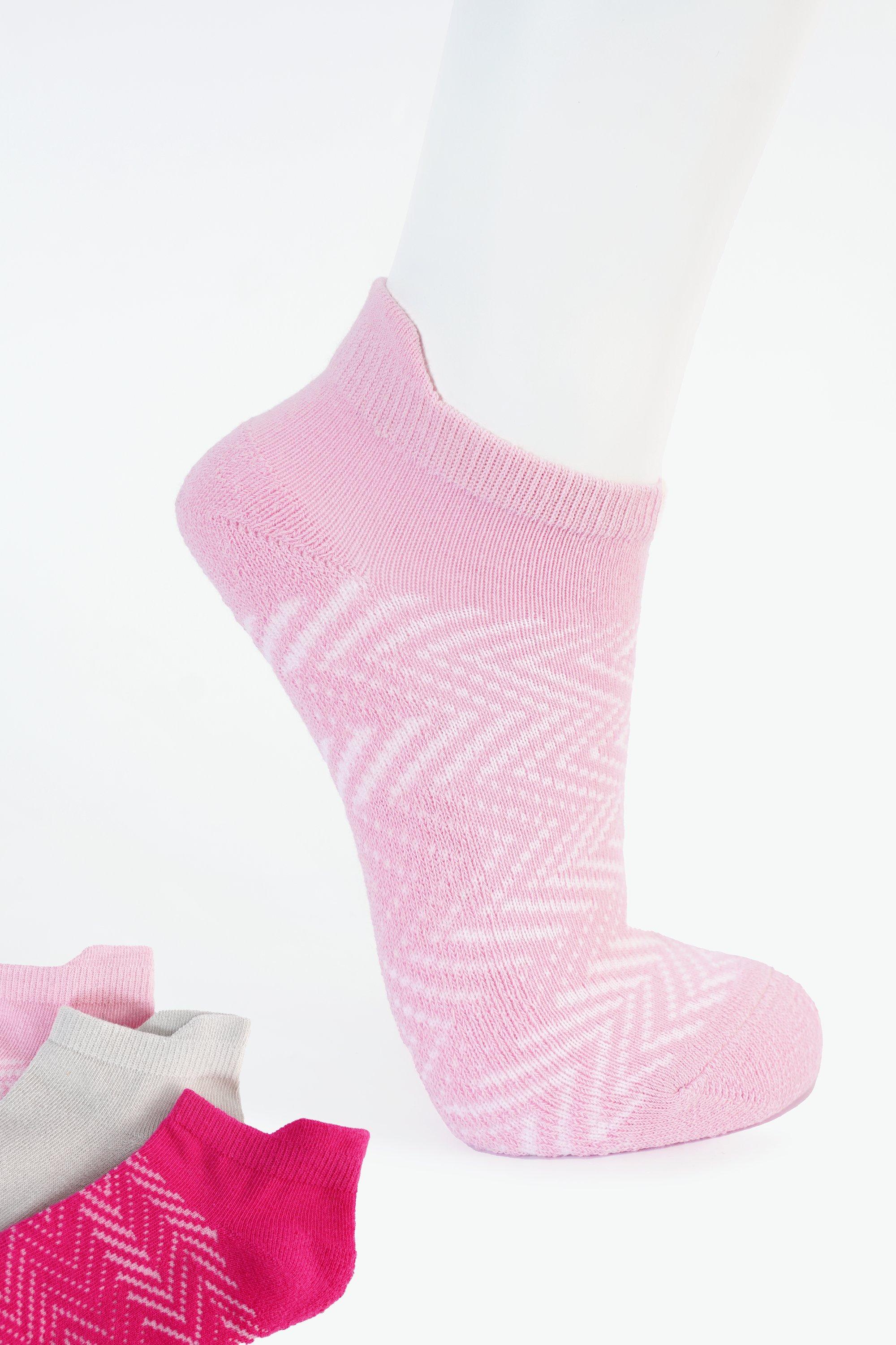 3-pack Cushioned Ankle Socks - 4-7