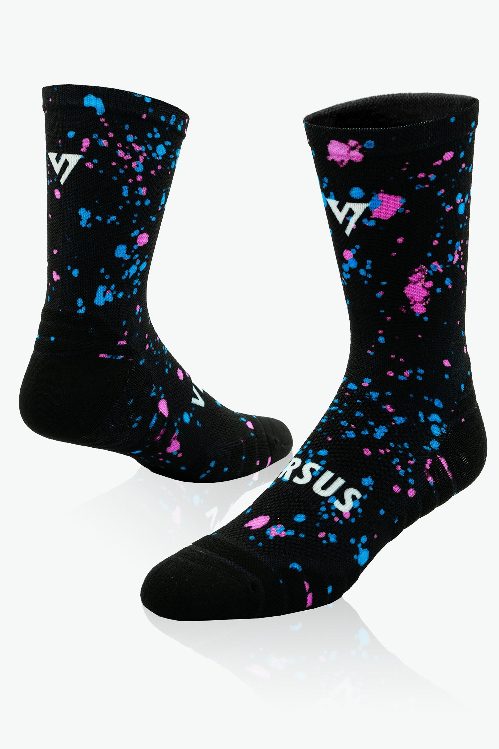 Versus Duo Splatter Active Crew Socks 4-7