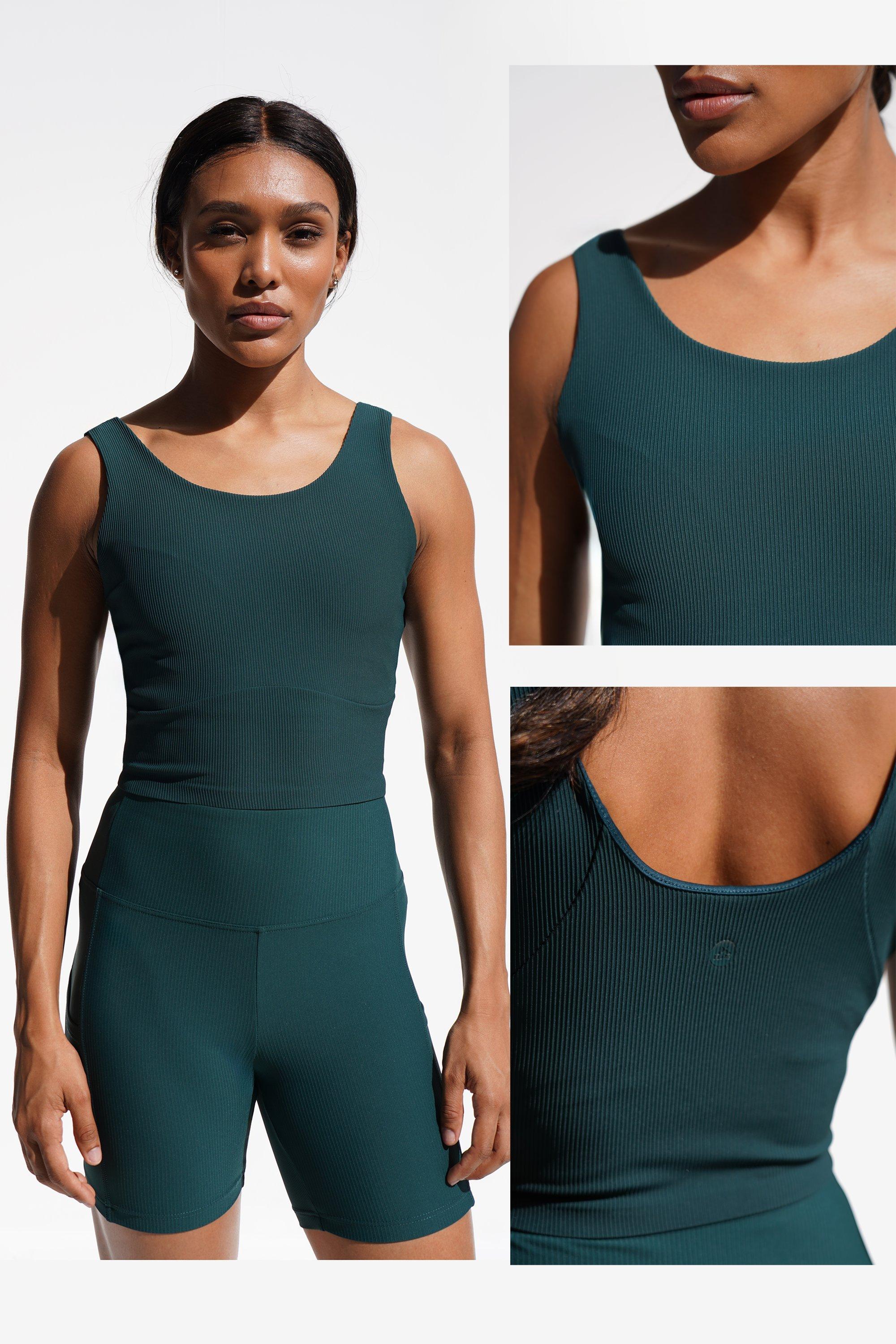 Elite Ribbed Longer Length Crop Top