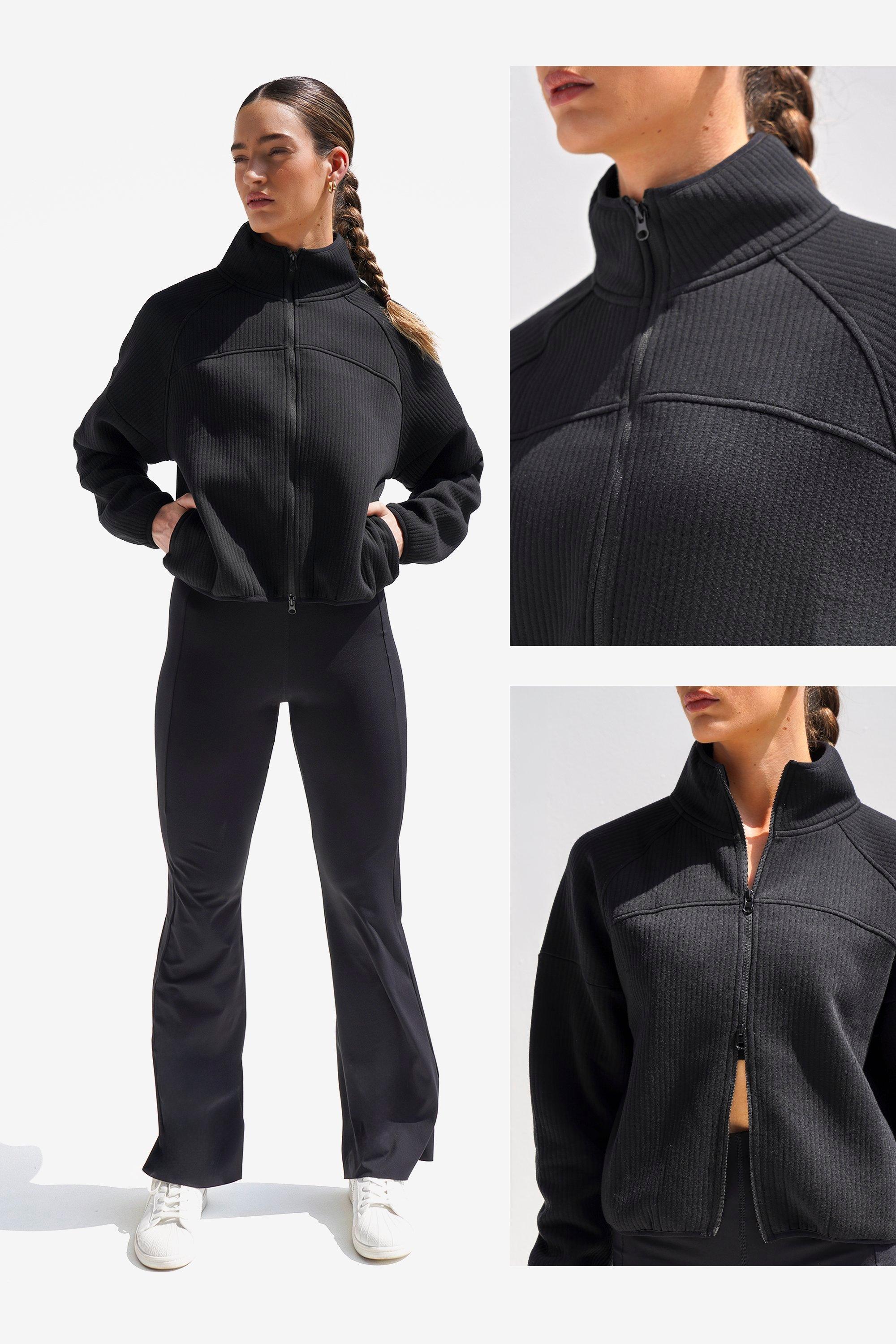 Elite Ribbed Zip-through Jacket