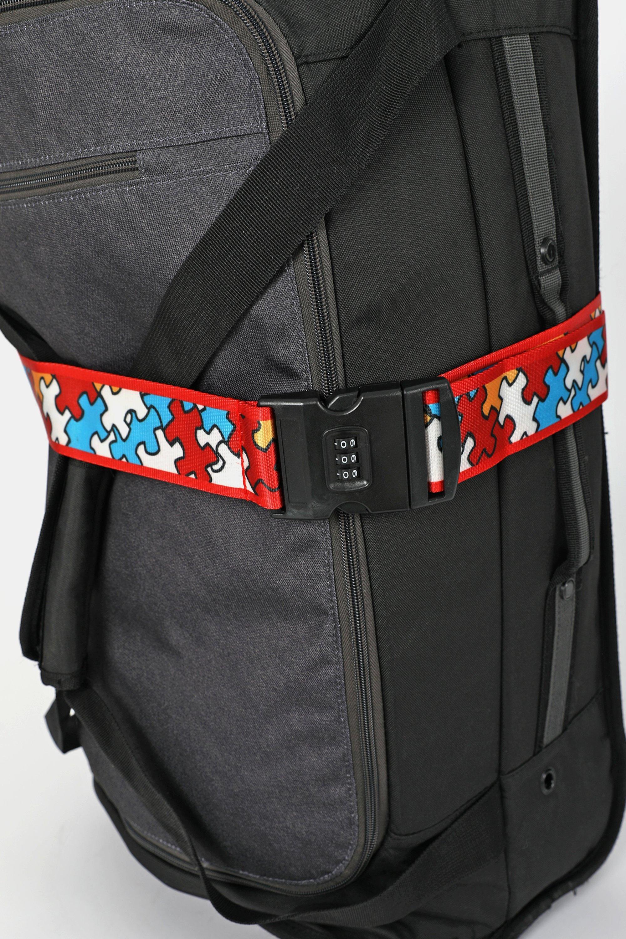 Combination Lock Luggage Strap