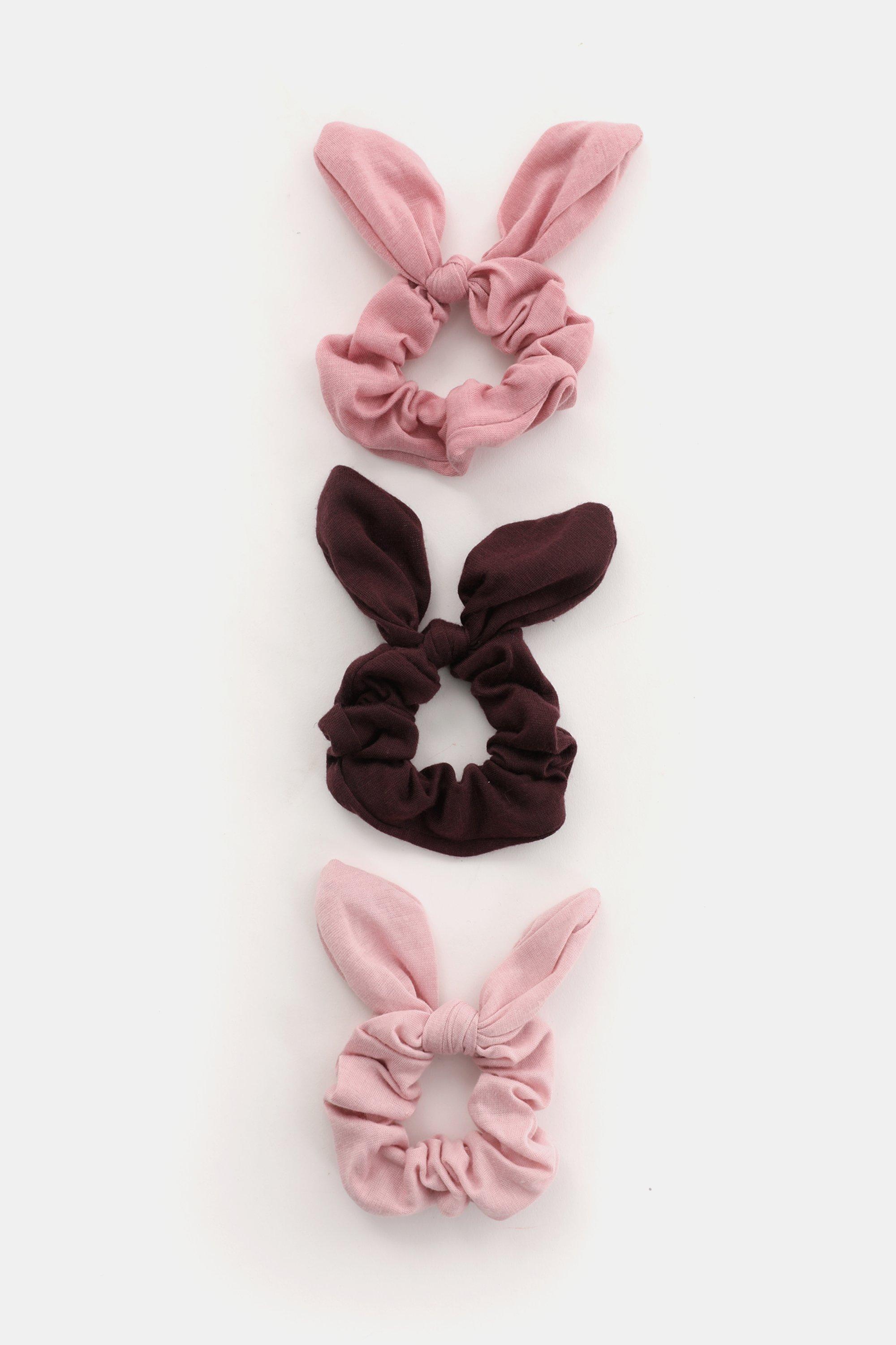 3-pack Bow Scrunchies