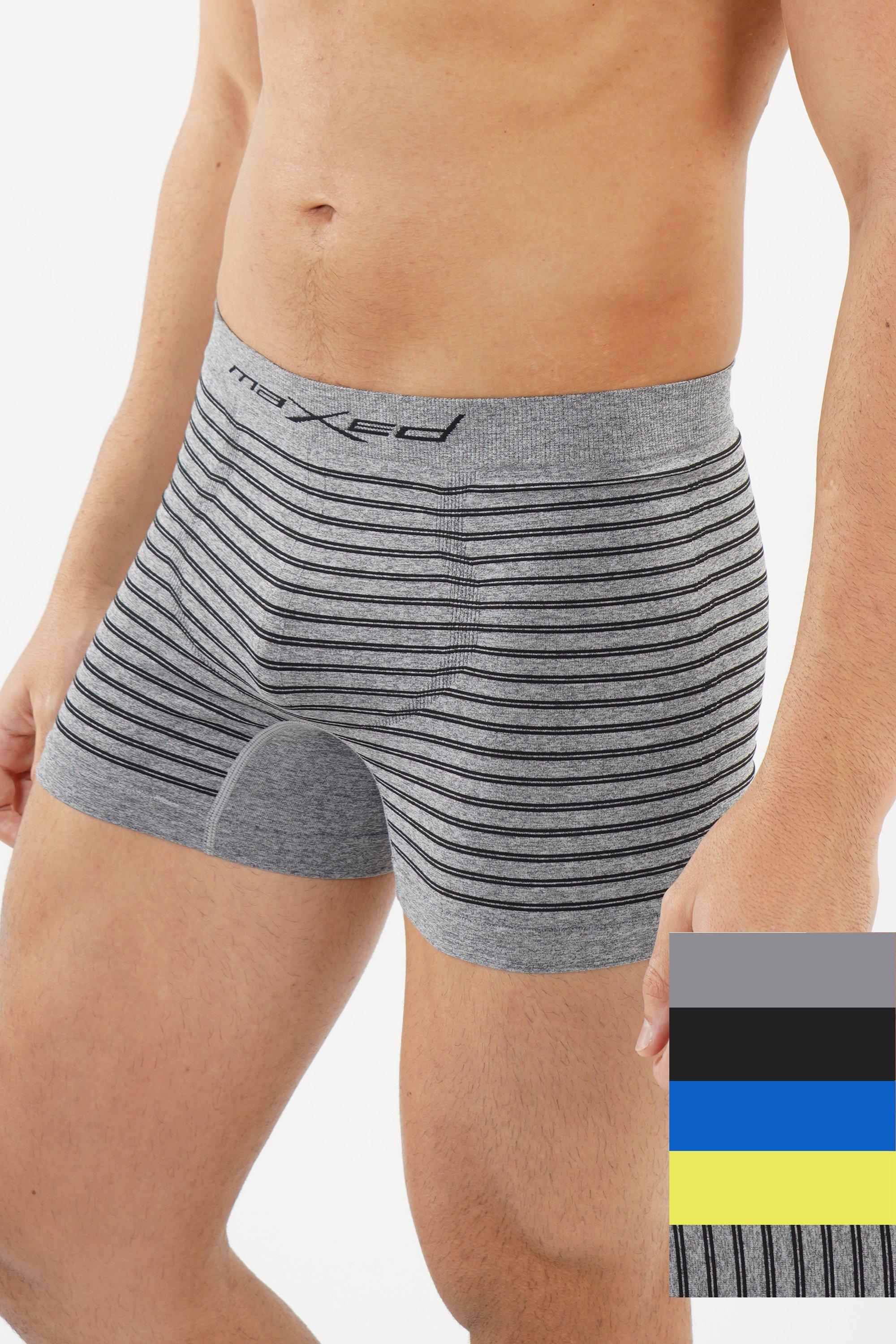 5 Pack Seamless Knit Boxer Briefs