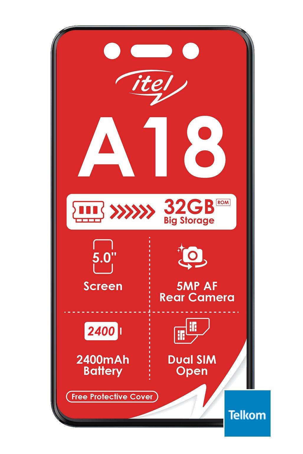 Itel A18 Blue