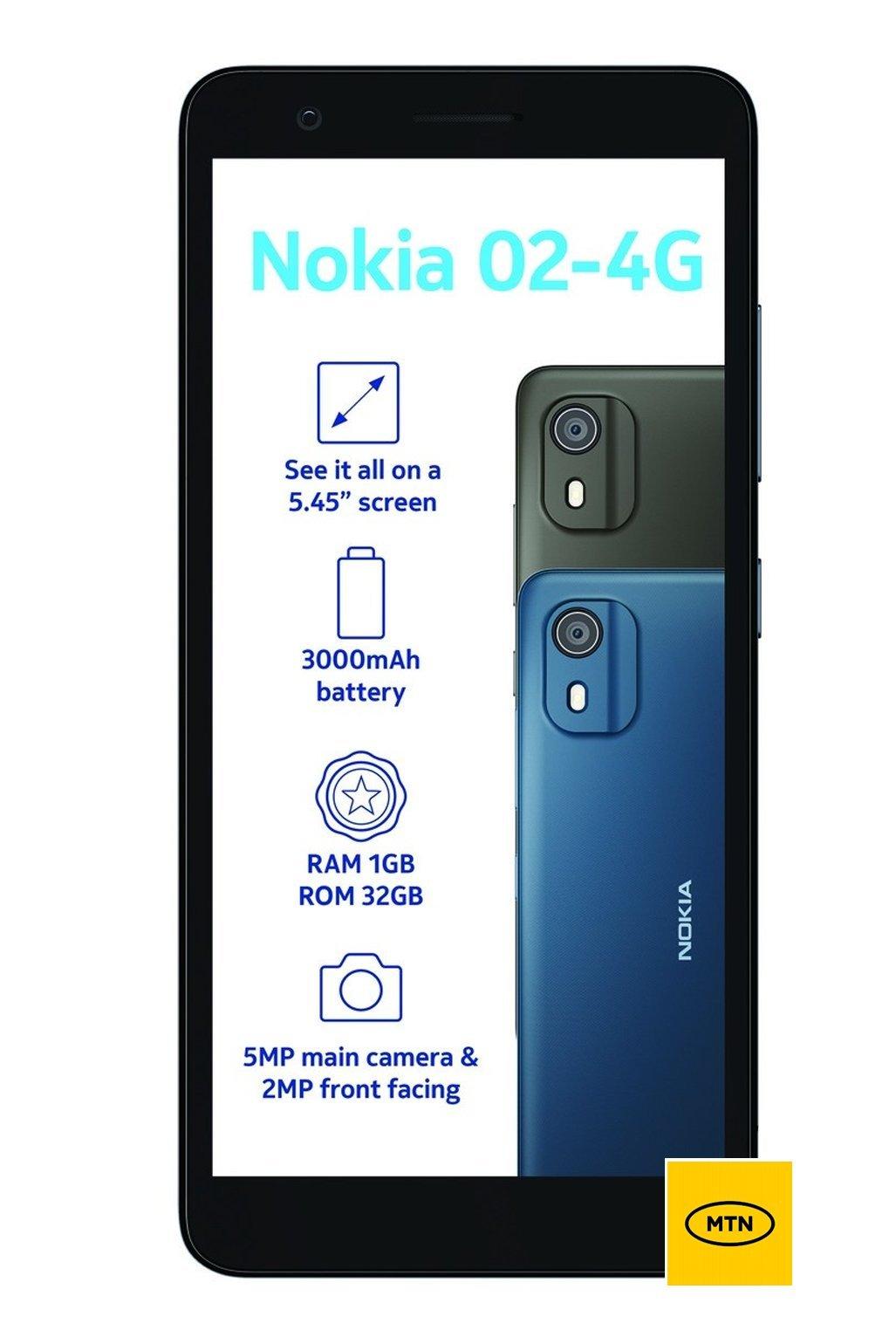 Nokia 02 Charcoal