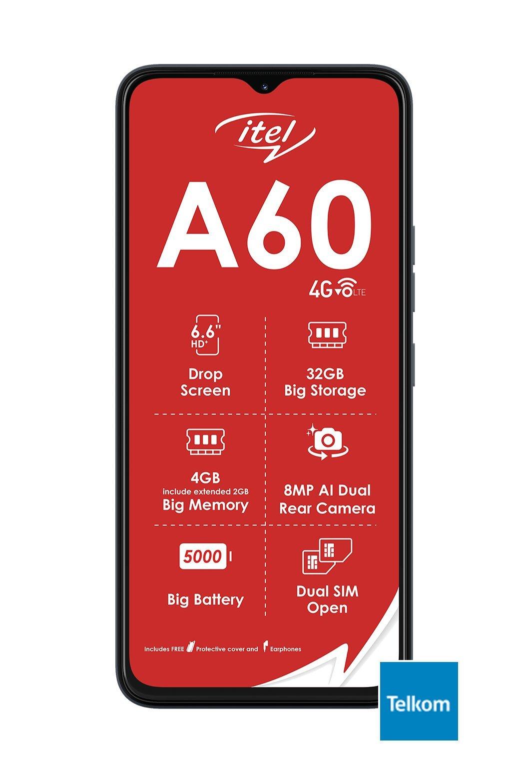 Itel A60 Black