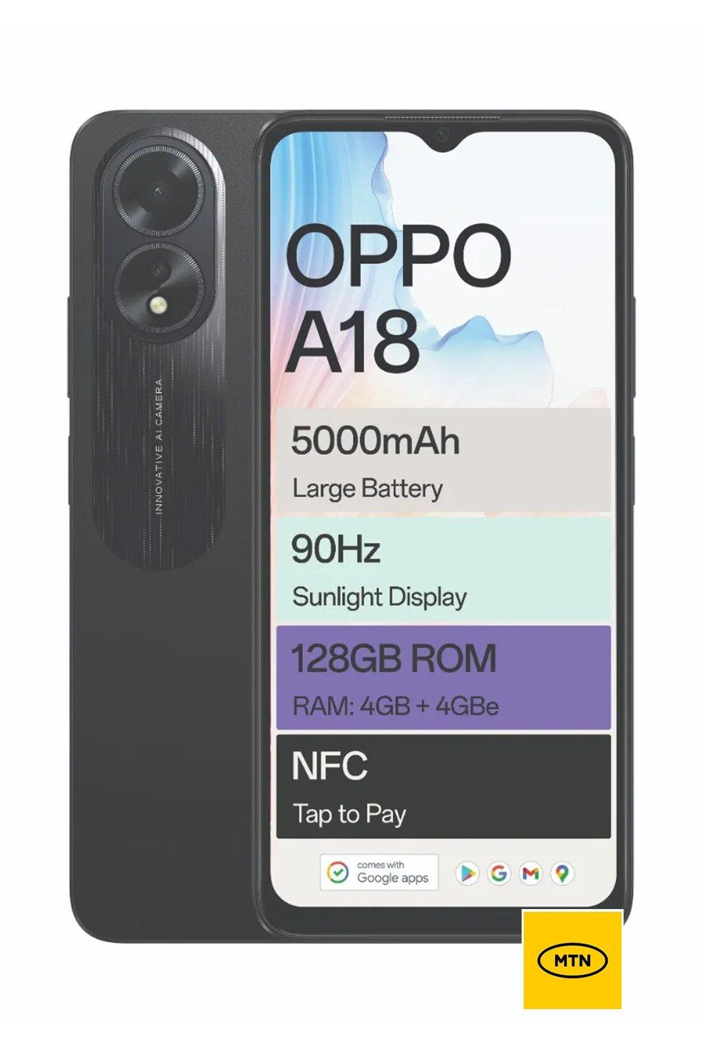 Oppo A18 Black