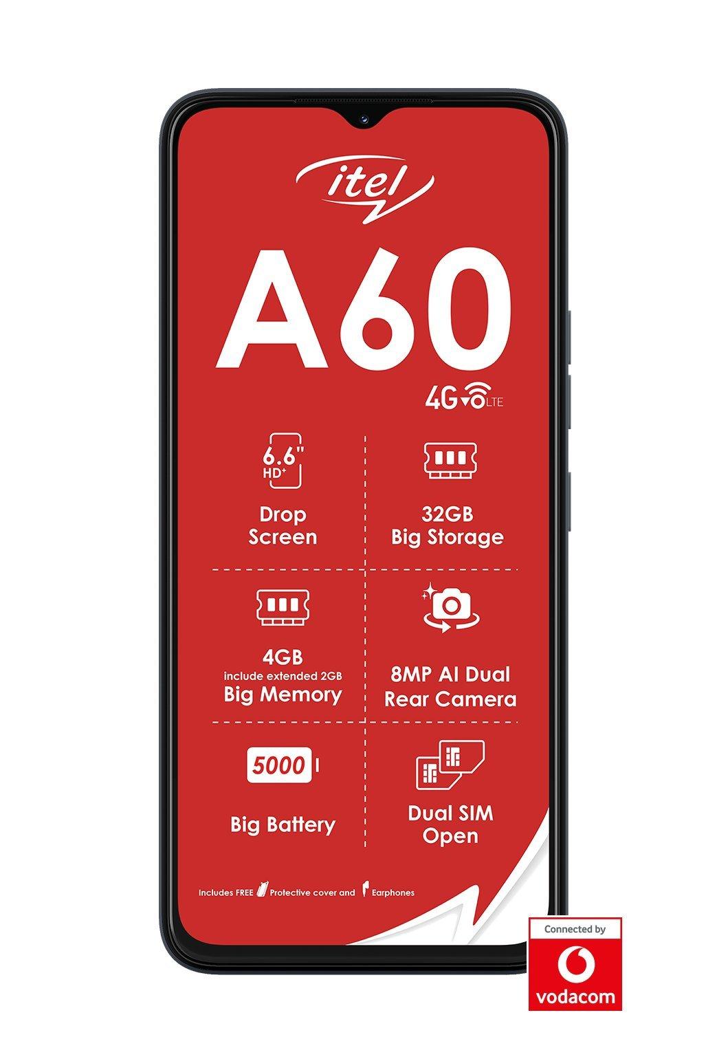 Itel A60 Black