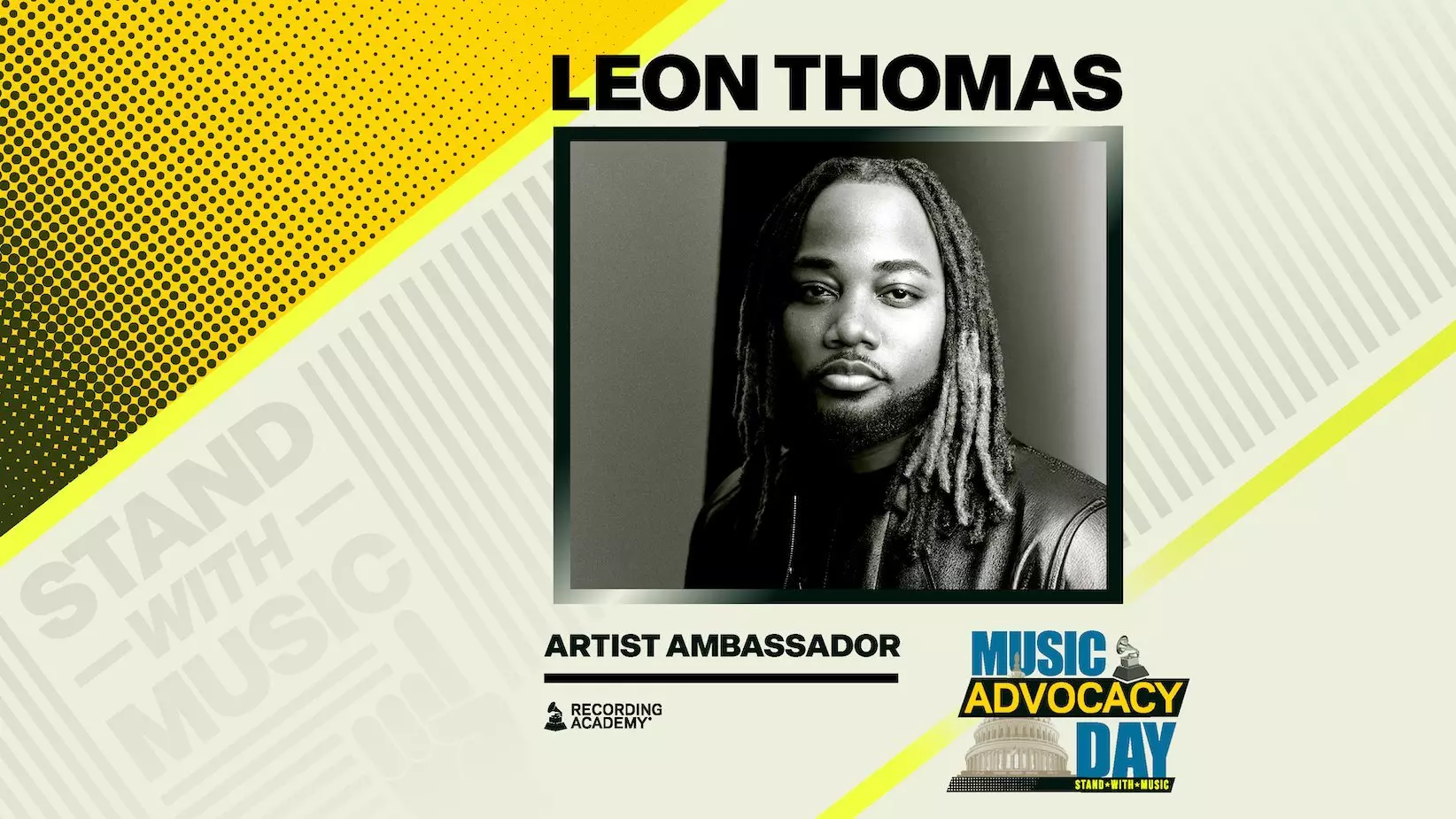 Leon Thomas Announced As The Recording Academy's 2025 Music Advocacy Day Artist Ambassador: "If ...