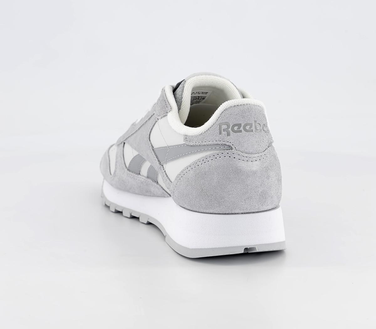Reebok Cl Leather Trainers Pure Grey Alabaster - Women's Trainers