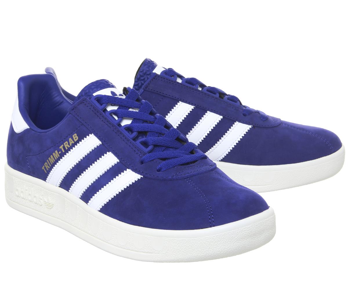 adidas Trimm Trab Trainers Active Blue White Gold - Men's Trainers