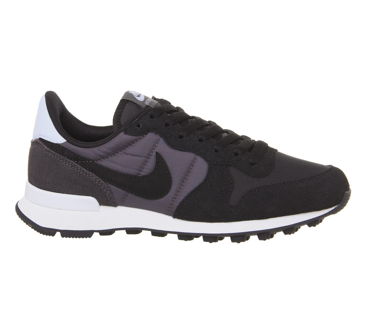 Nike Nike Internationalist Trainers Black Thunder Grey Half Blue ...