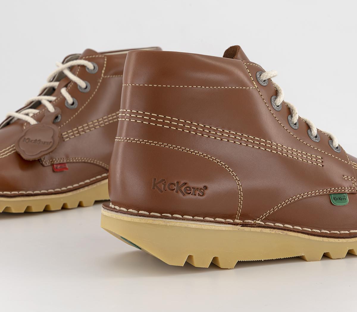 Kickers Kick Hi Boots M Dark Tan - Men’s Boots