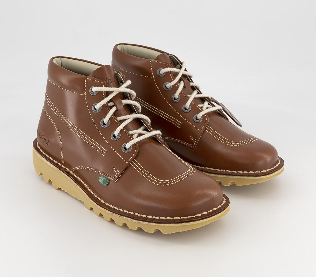 Kickers Kick Hi Boots M Dark Tan - Men’s Boots