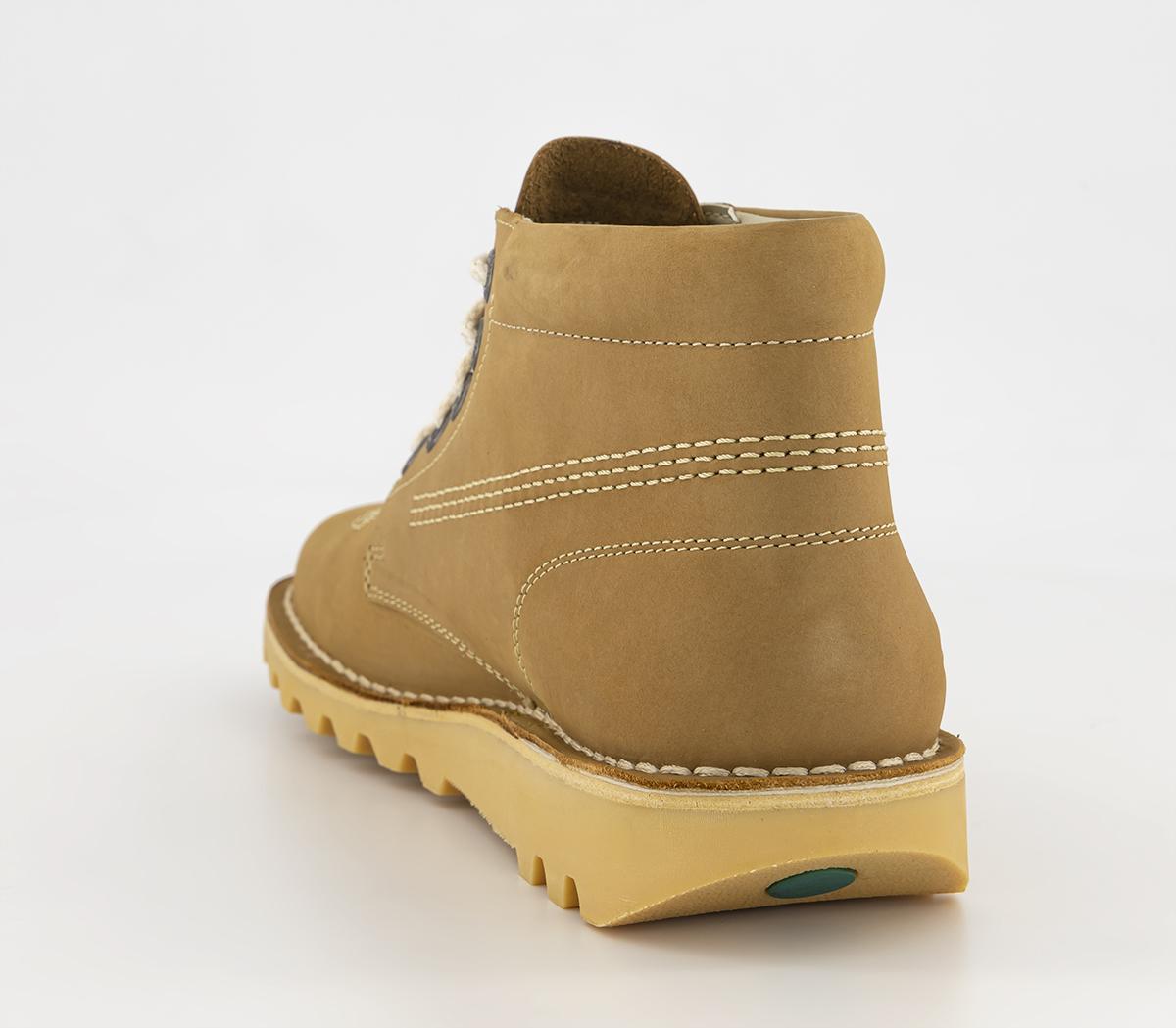 Kickers Kick Hi Boots M Tan Light Cream - Men’s Boots