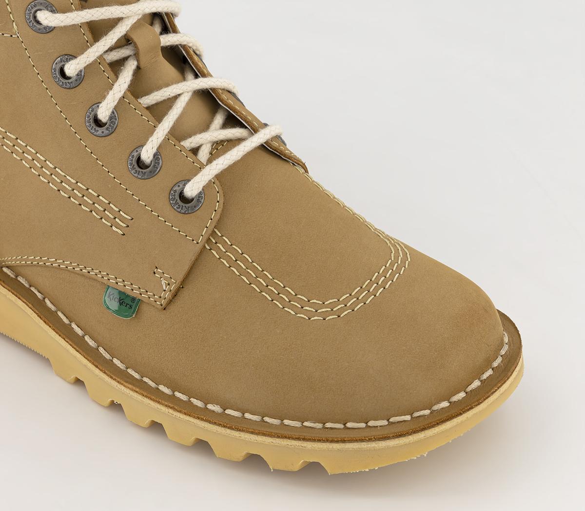 Kickers Kick Hi Boots M Tan Light Cream - Men’s Boots