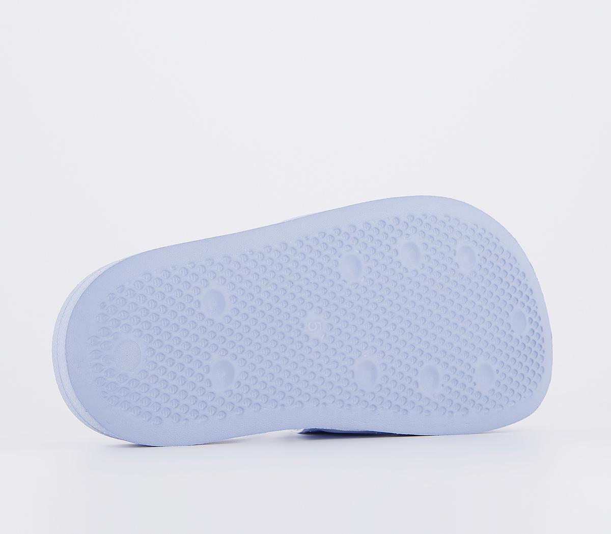 adidas Adilette Slider Periwinkle White Periwinkle - Women’s Sandals