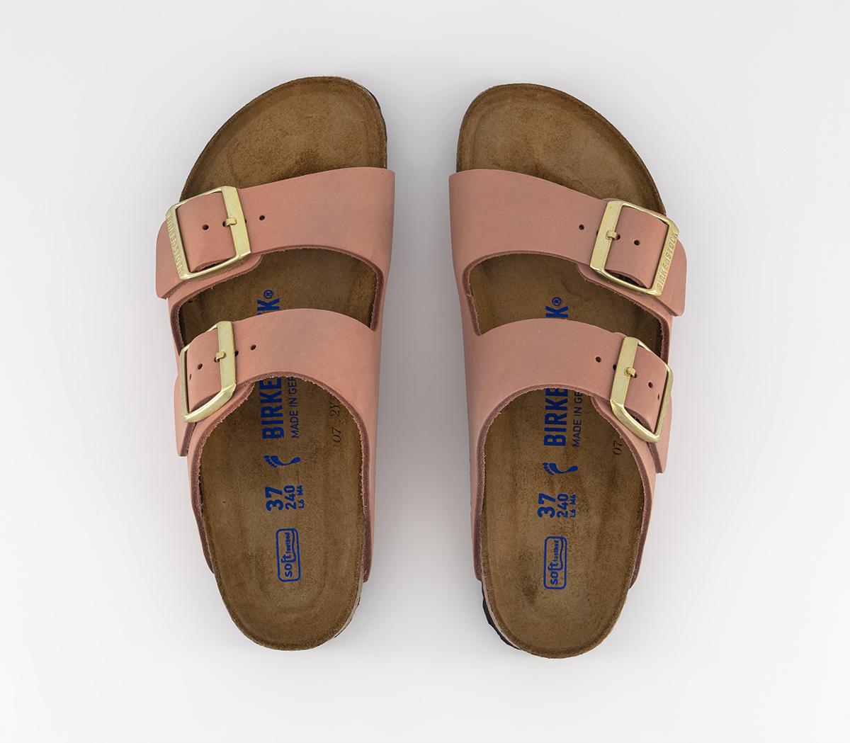 BIRKENSTOCK Arizona Two Strap Sandals Old Rose Nubuck - Women’s Sandals