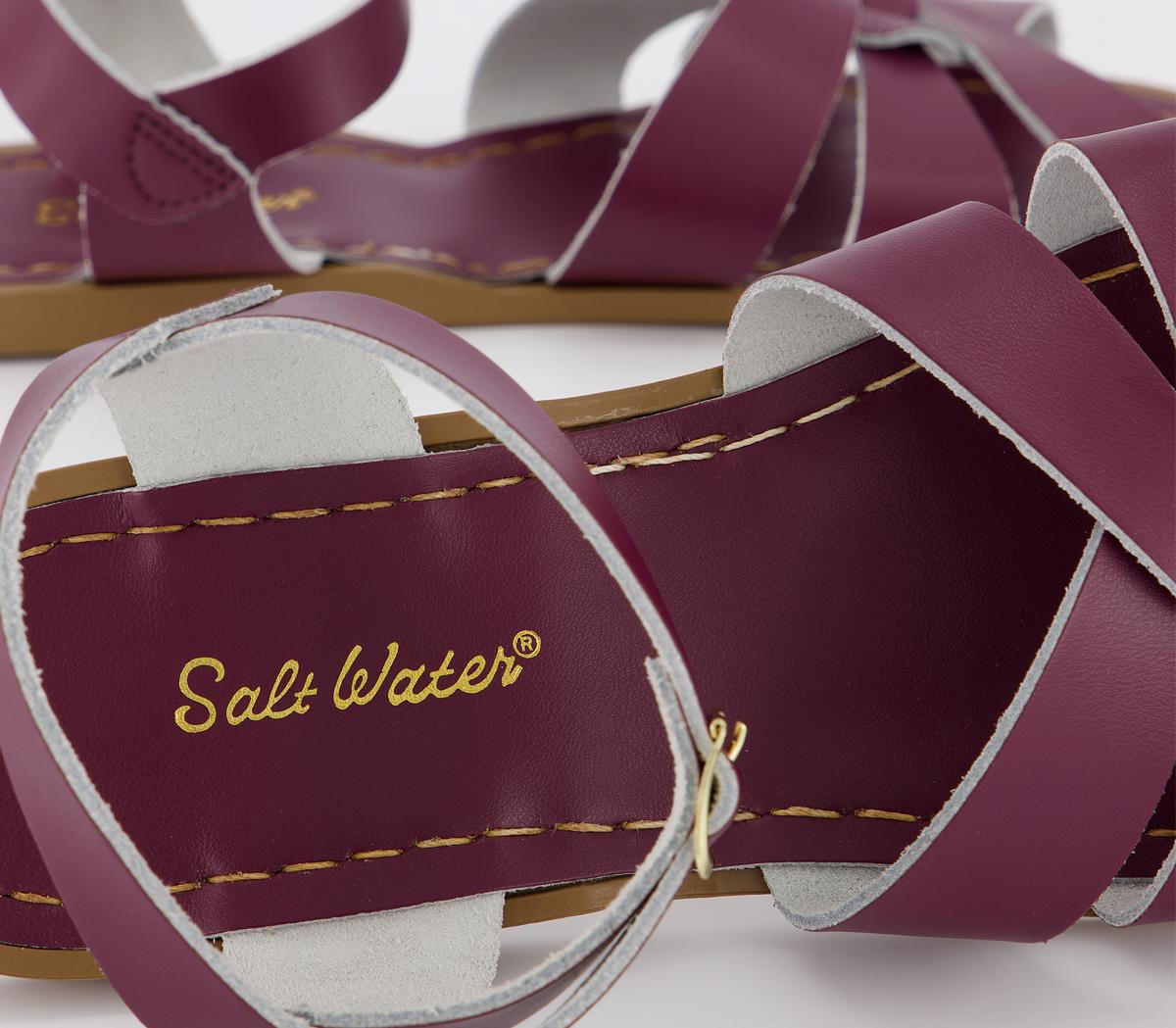 Salt-Water Salt Water Original Sandals Claret - Women’s Sandals