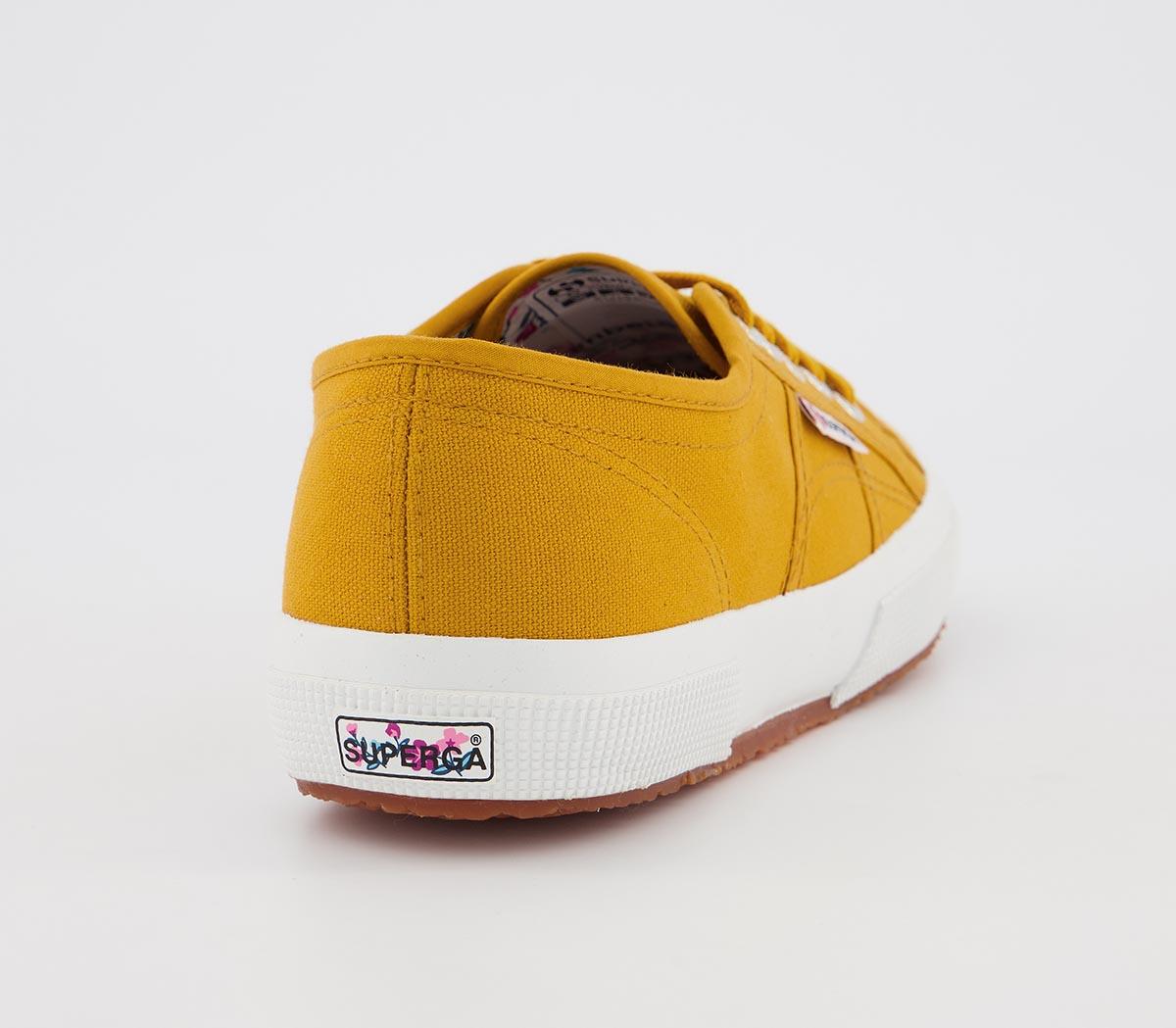 Superga 2750 Trainers Yellow Floral Exclusive - Women's Trainers