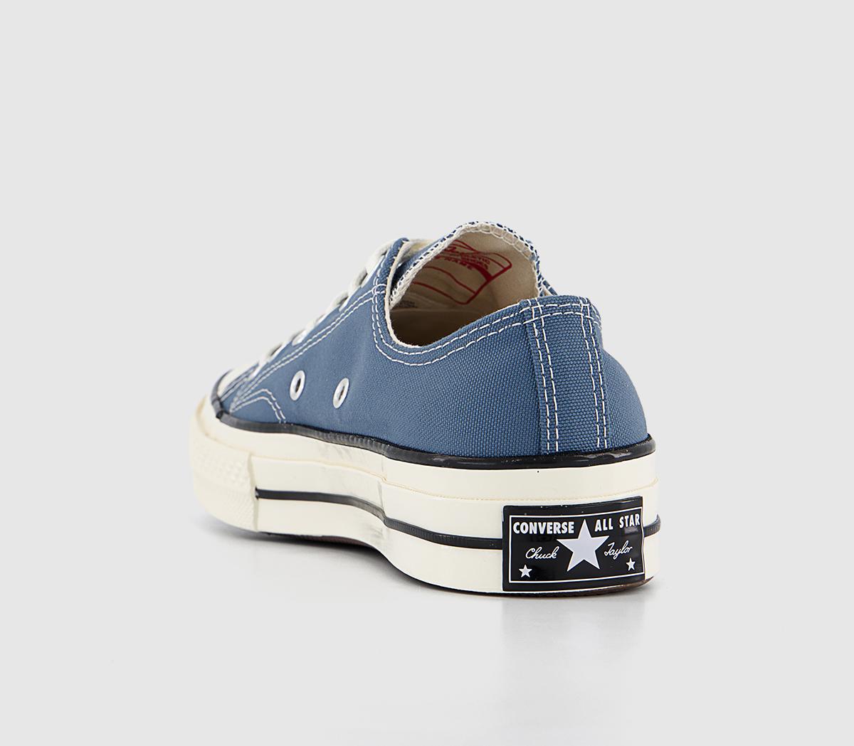 Converse All Star Ox 70s Trainers Deep Waters Egret Black - Unisex Sports