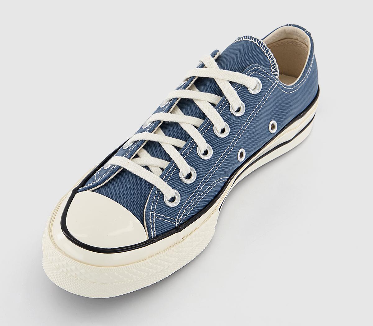 Converse All Star Ox 70s Trainers Deep Waters Egret Black - Unisex Sports