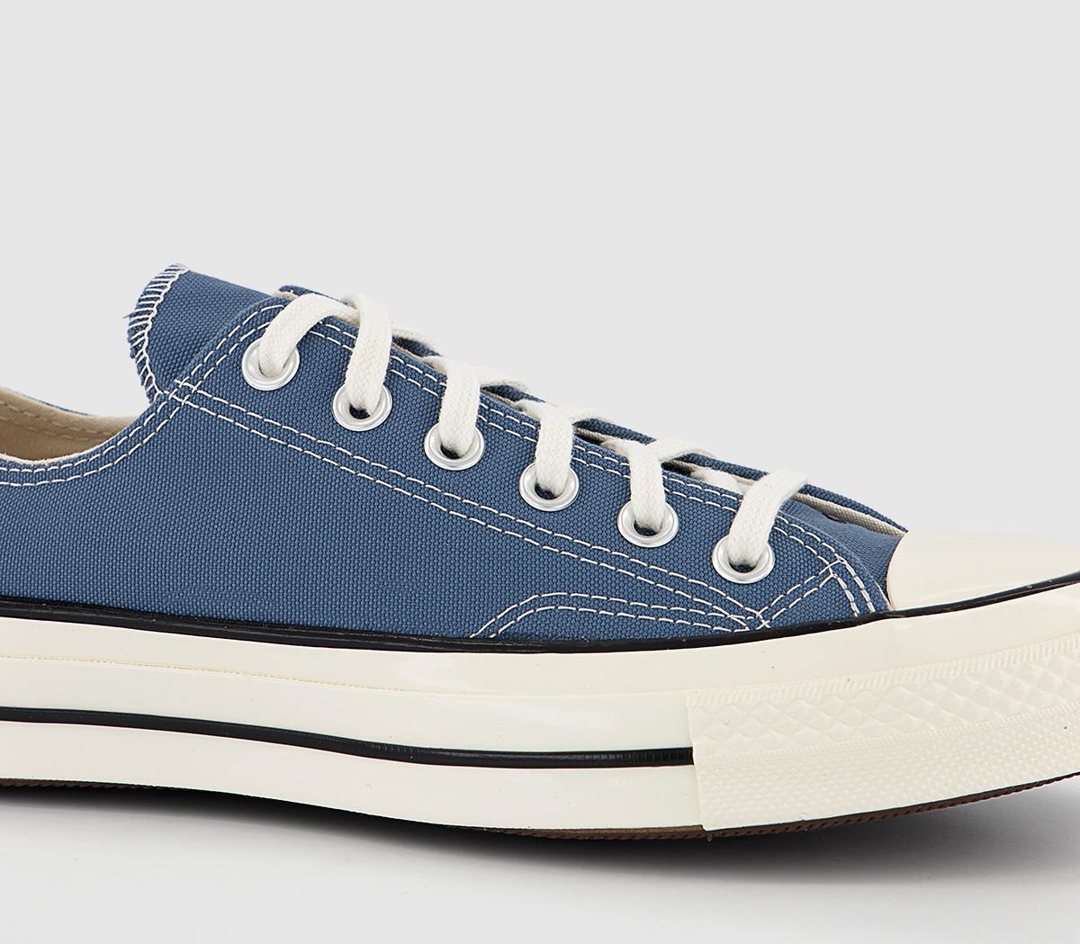 Converse All Star Ox 70s Trainers Deep Waters Egret Black - Unisex Sports