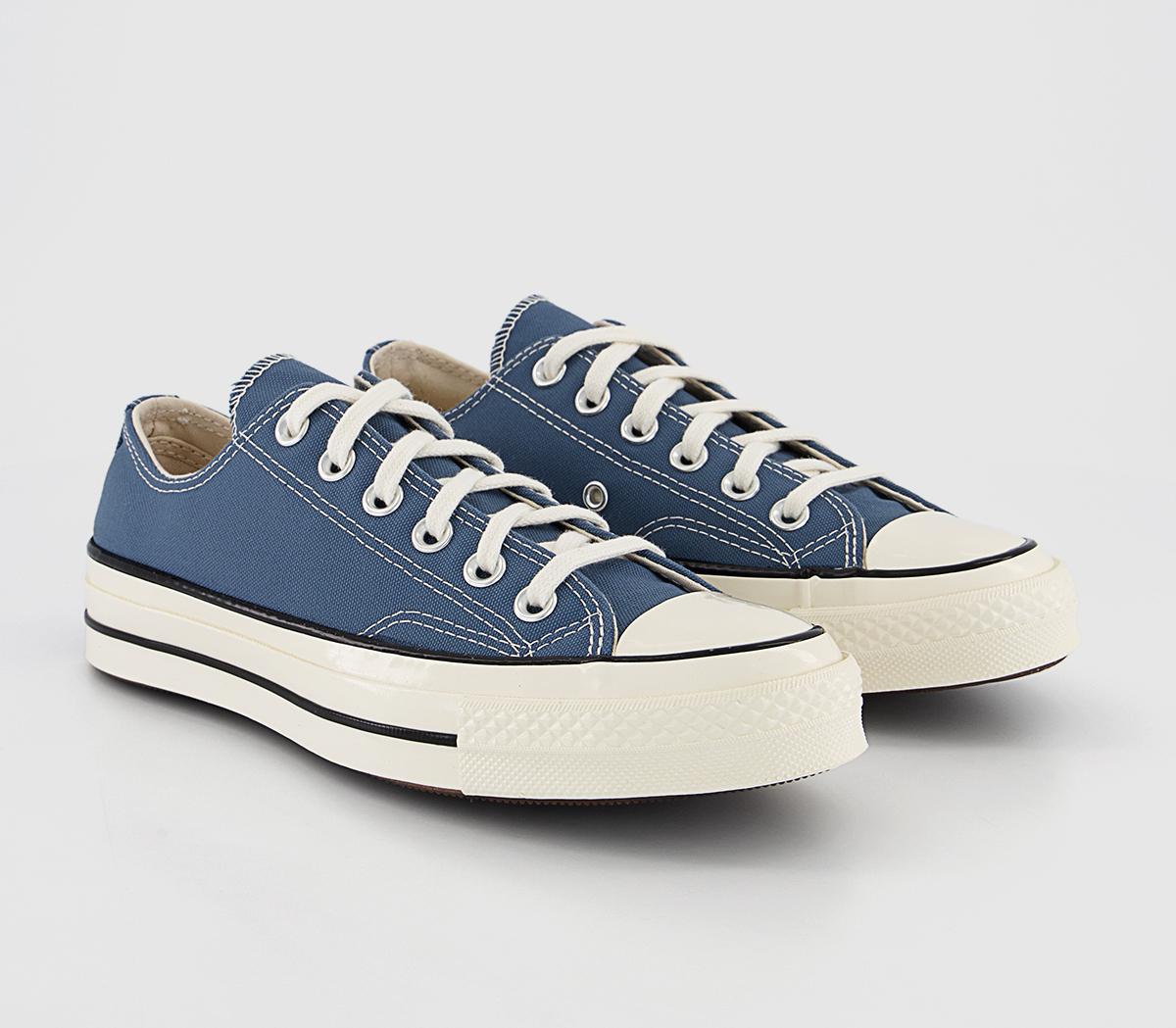 Converse All Star Ox 70s Trainers Deep Waters Egret Black - Unisex Sports