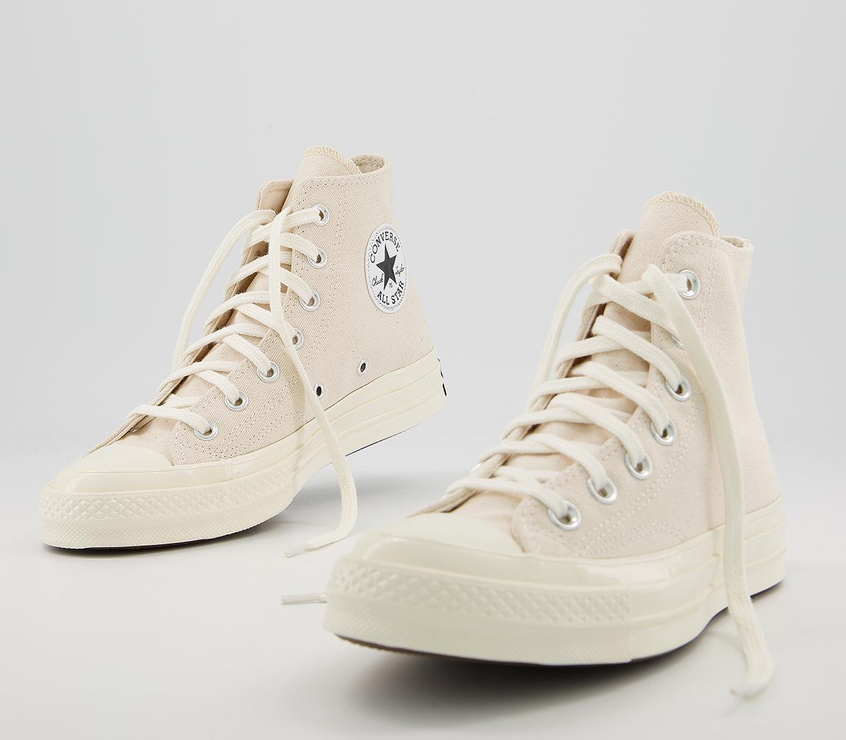 Converse All Star Chuck 70 Hi Trainers Natural Black Egret - Unisex Sports