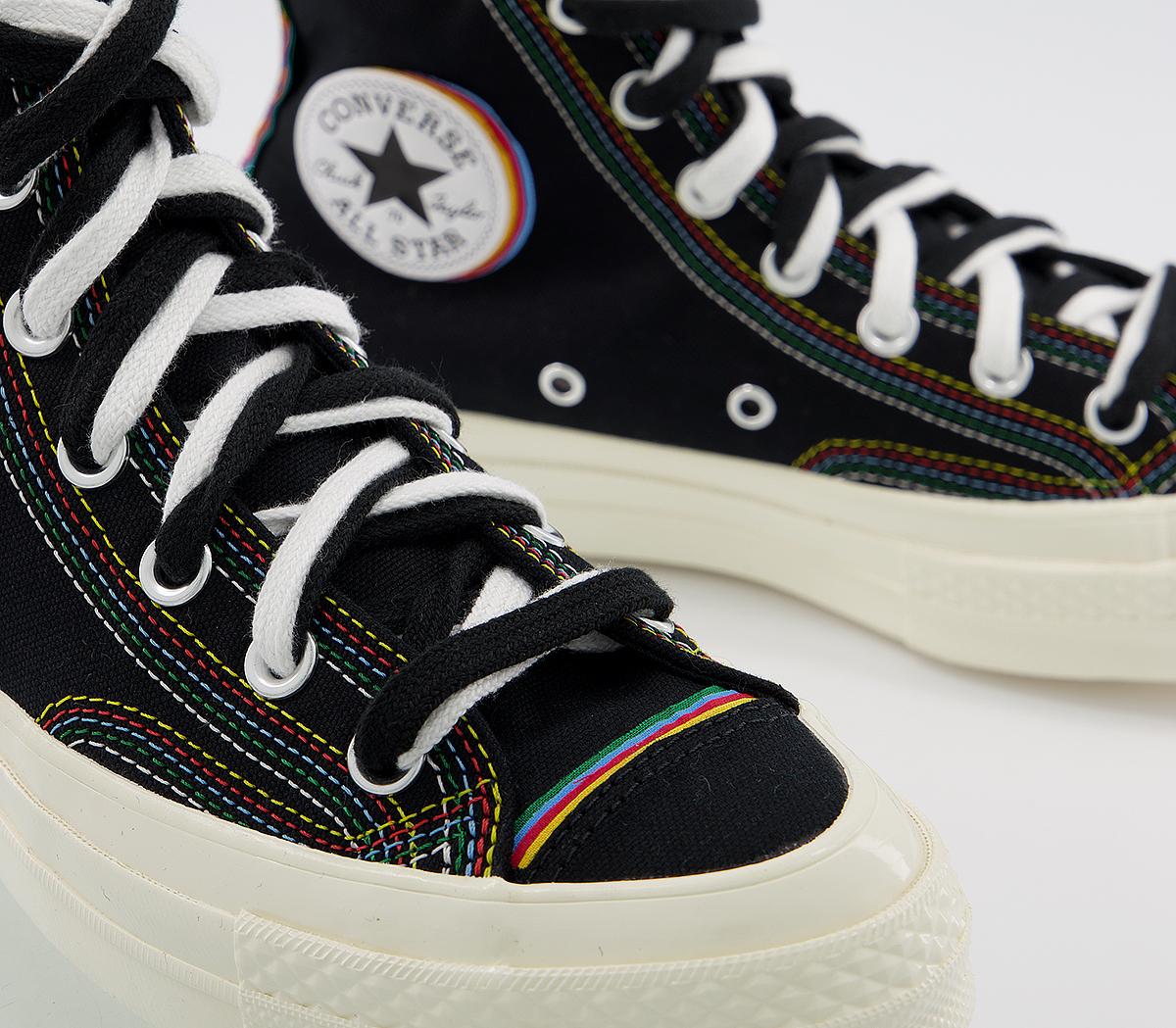 Converse All Star Hi 70 S Black Multi Egret Layers Exclusive - Unisex ...