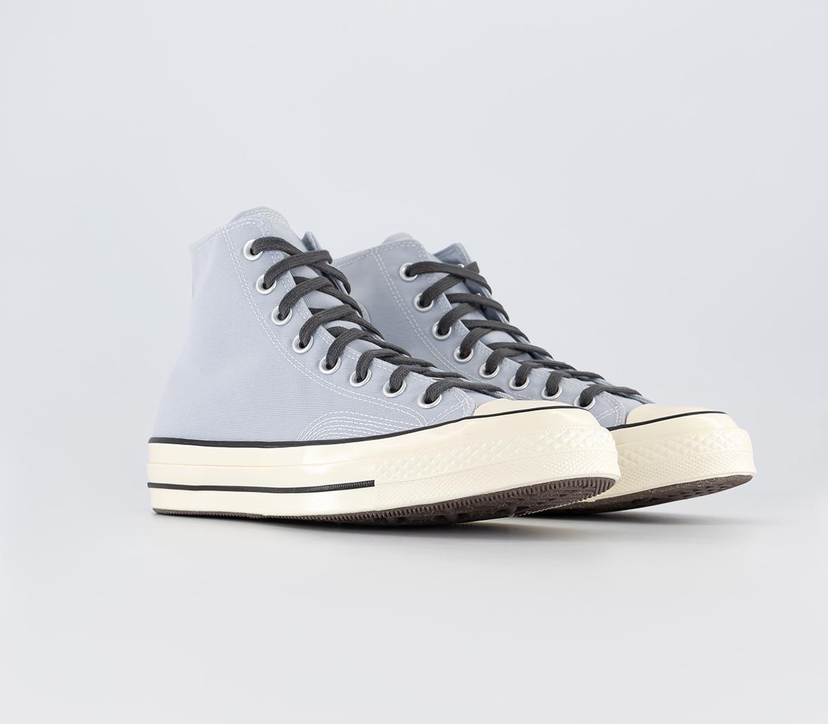 Converse All Star Chuck 70 Hi Trainers Ghosted Cyber Grey White - Men's ...