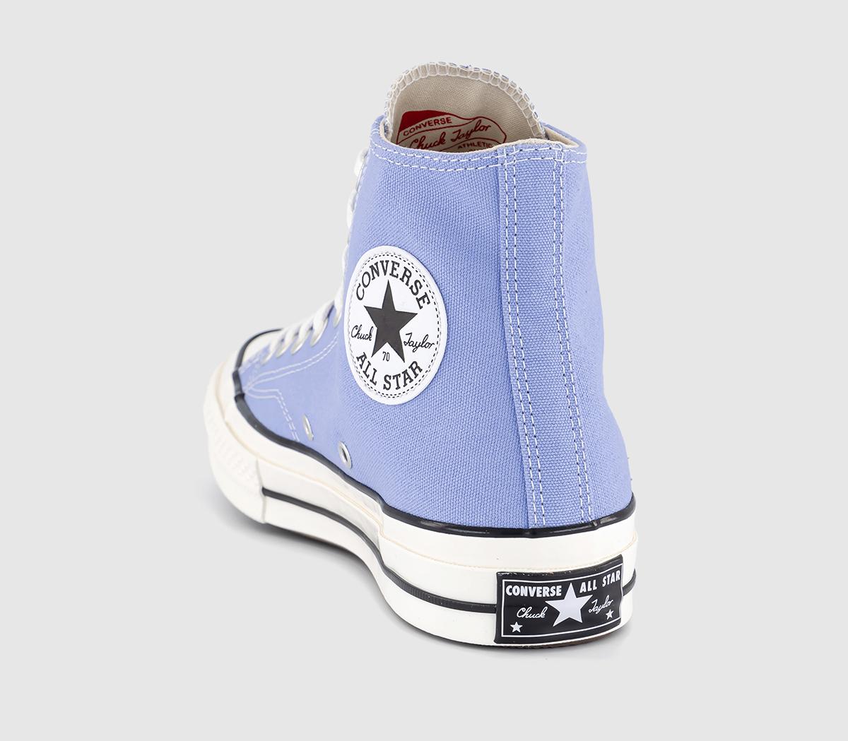Converse All Star Chuck 70 Hi Trainers Ultraviolet White Black - Women ...