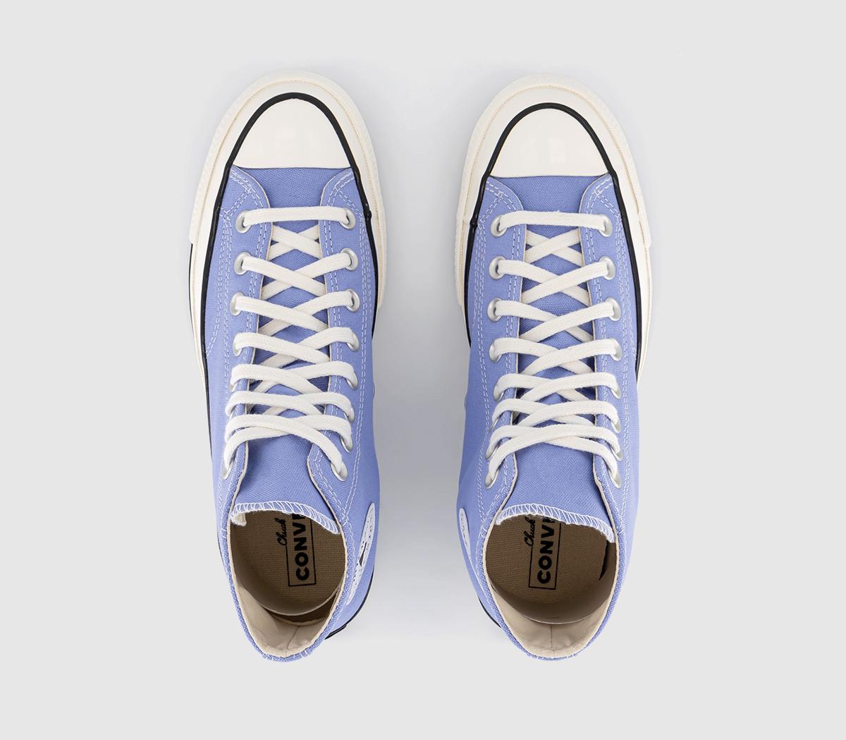 Converse All Star Chuck 70 Hi Trainers Ultraviolet White Black - Women ...