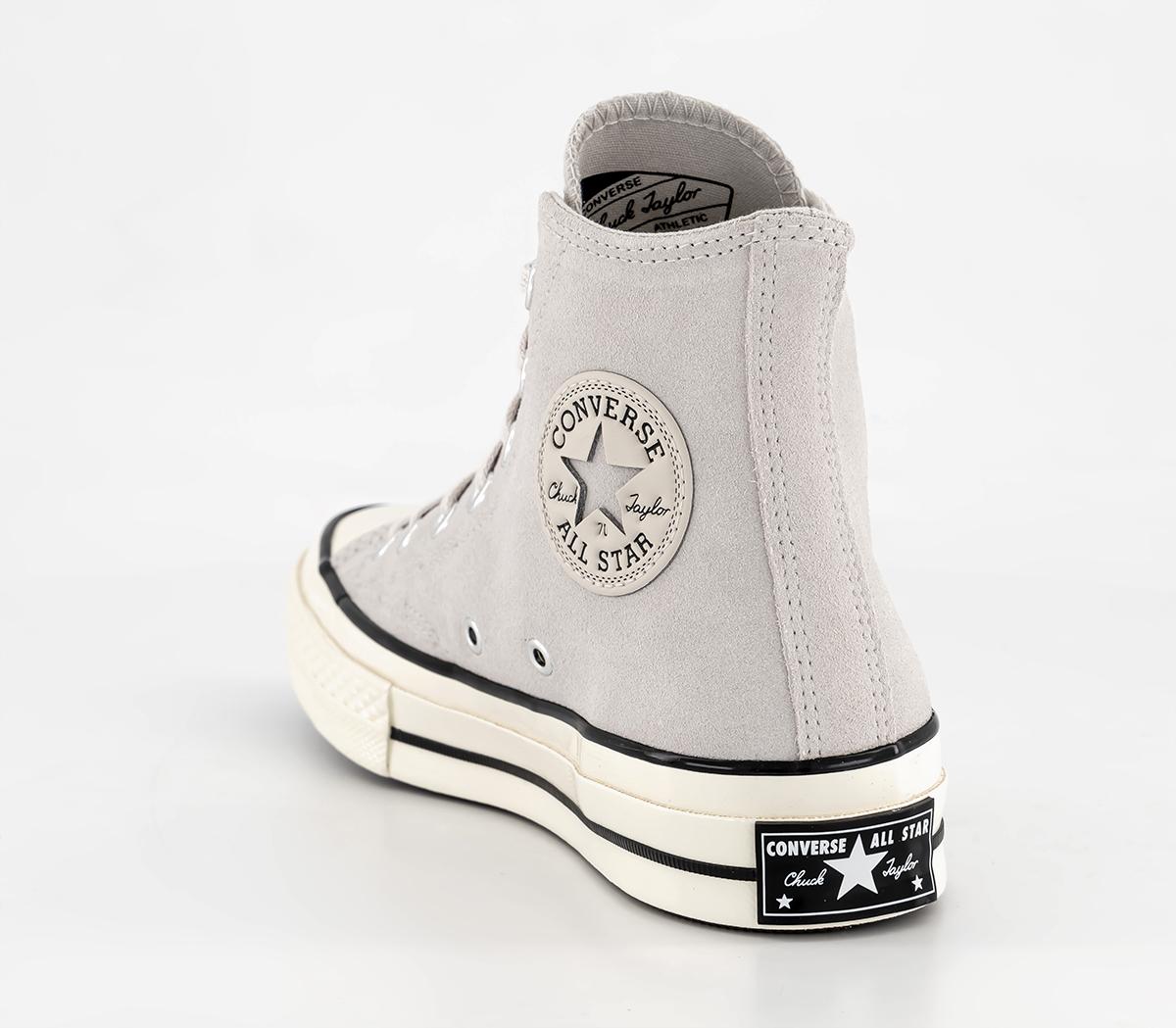 Converse All Star Chuck 70 Hi Trainers Pale Putty Egret Black - Unisex ...