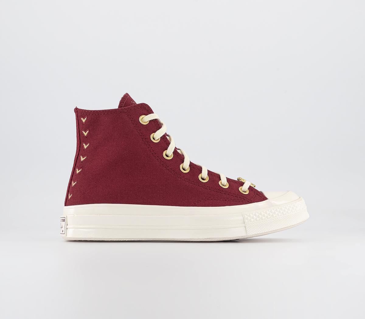 Converse All Star Chuck 70 Hi Valentine's Trainers Back Alley Brick ...