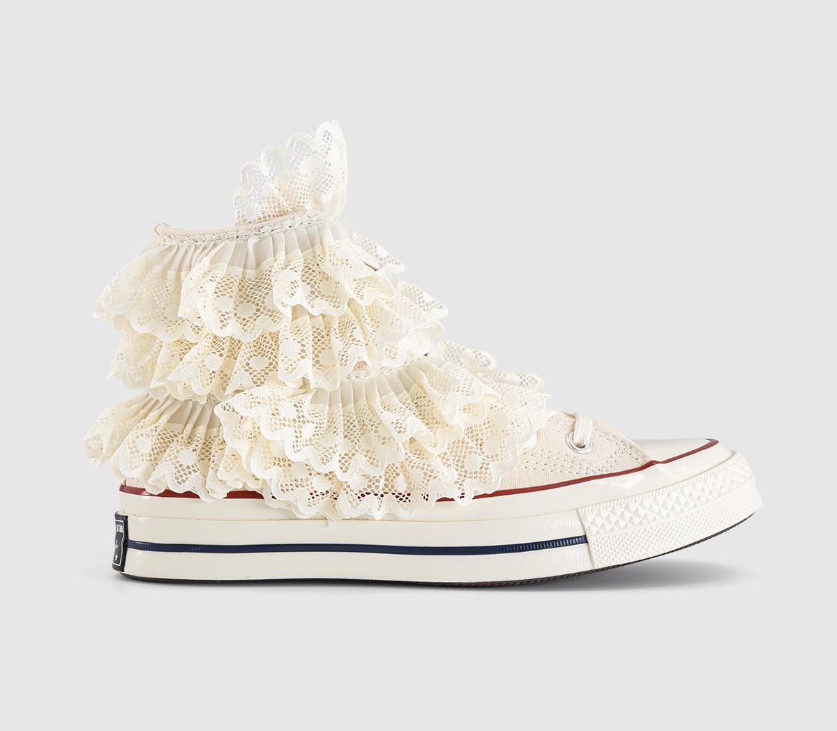 Click here for Converse Womens All Star Hi 70s Trainers Egret Cro... prices